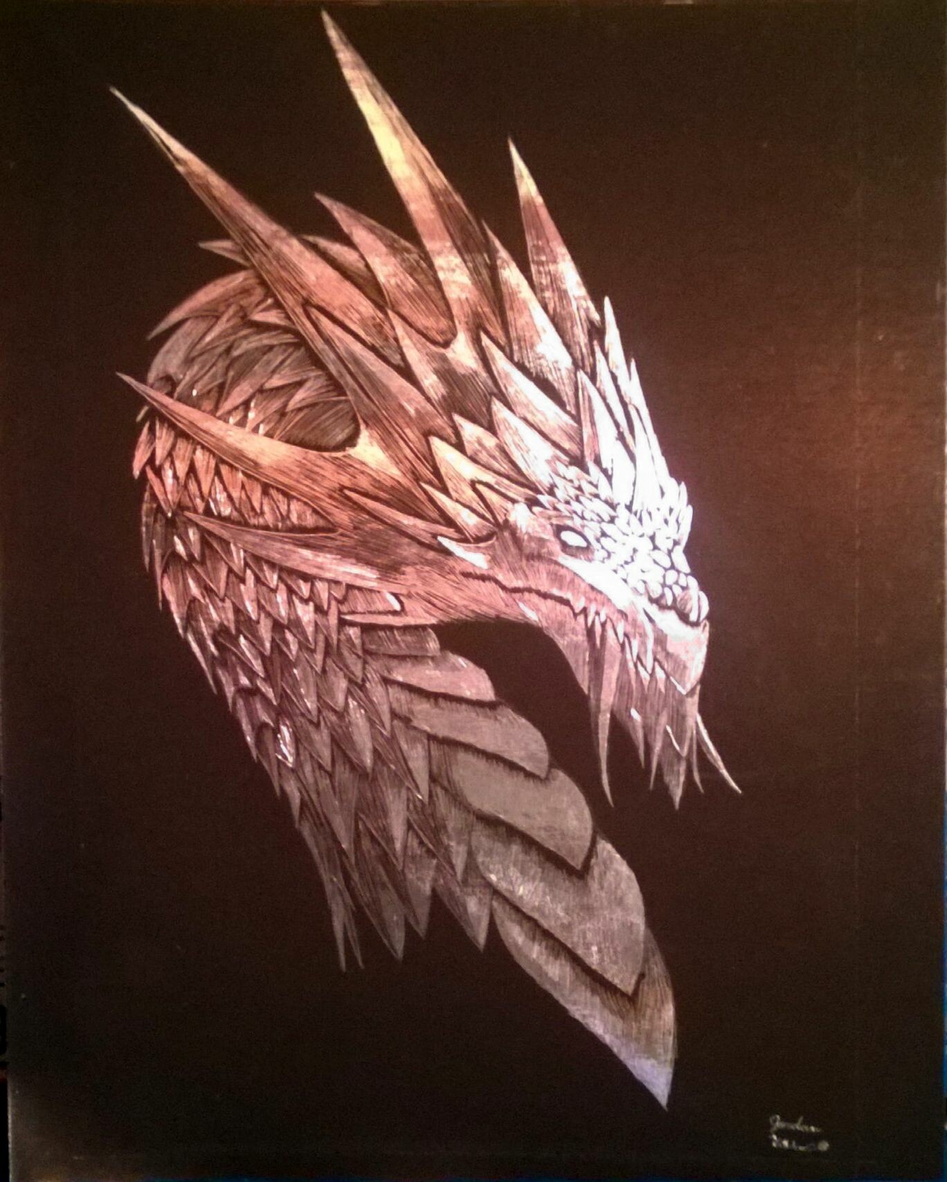 ArtStation - Silver Dragon