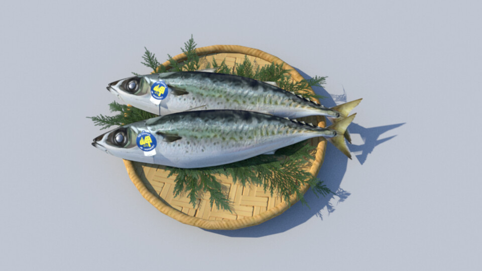 ArtStation - Mackerel fish