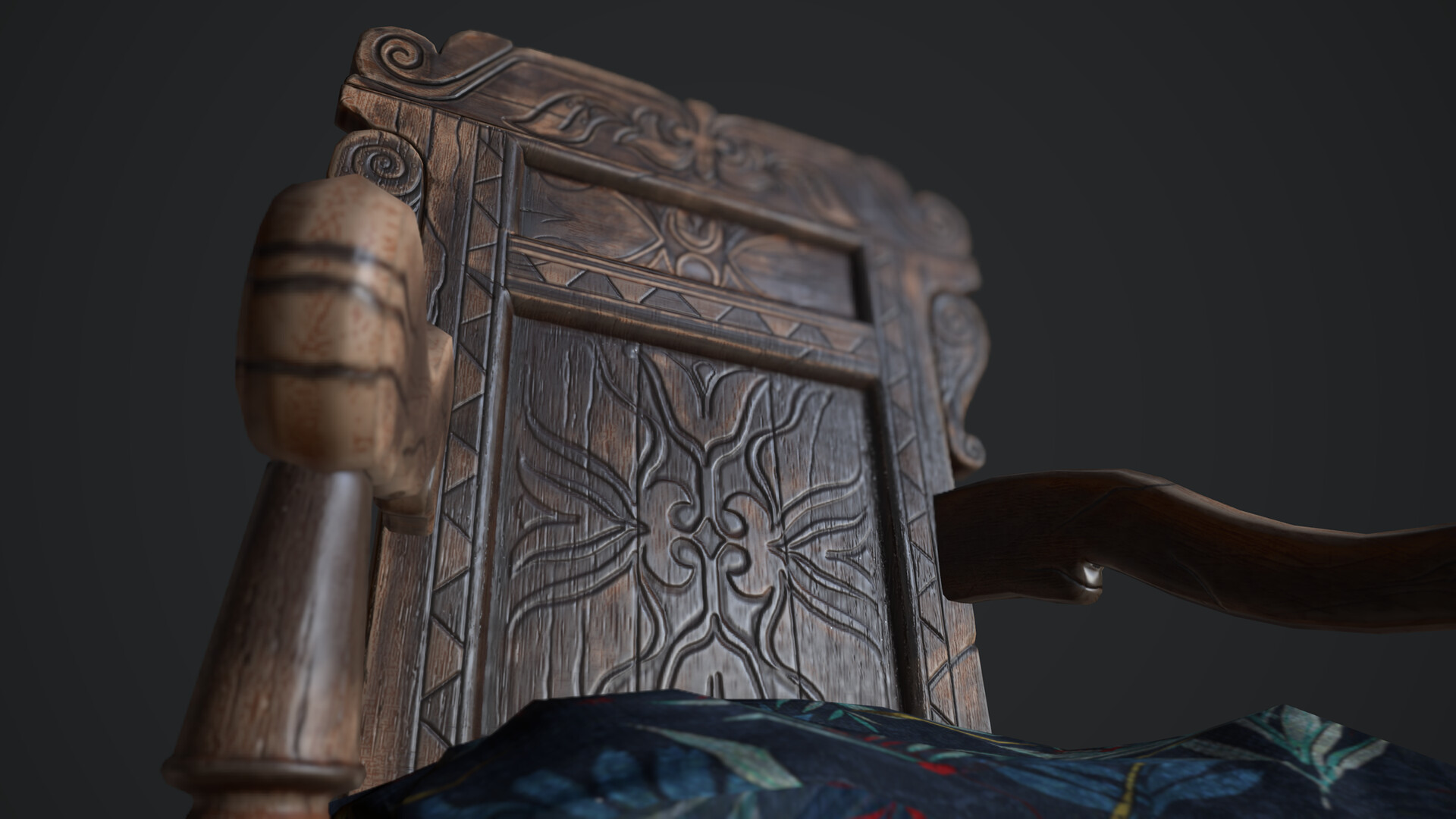 ArtStation - Medieval Chair
