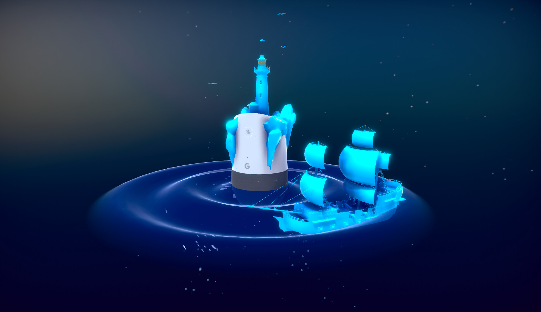 ArtStation - Explorative Google Assistant visualization