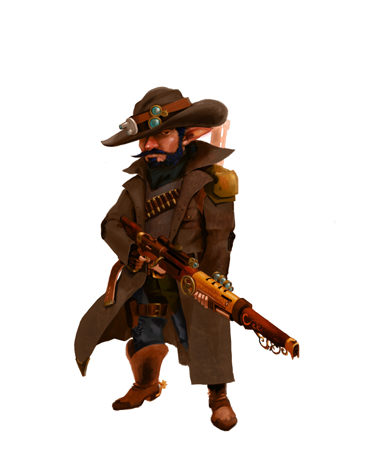 ArtStation - Gnome-ish Gunslinger