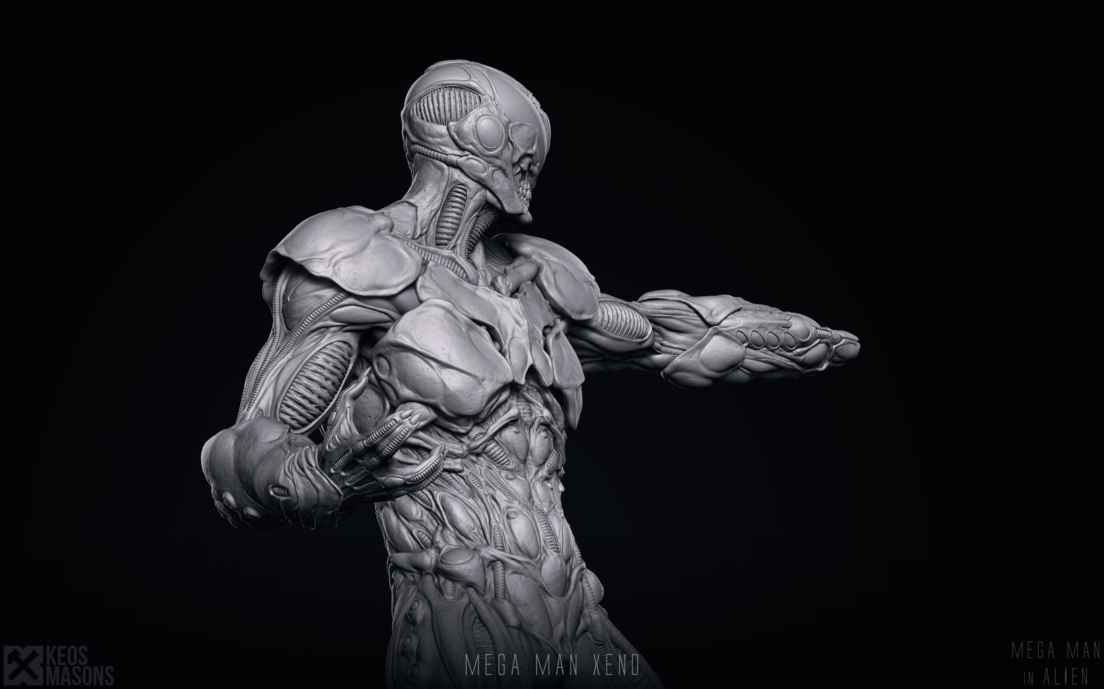 Marco Plouffe (Keos Masons) - Mega Man Xeno (Mega Man in Alien)