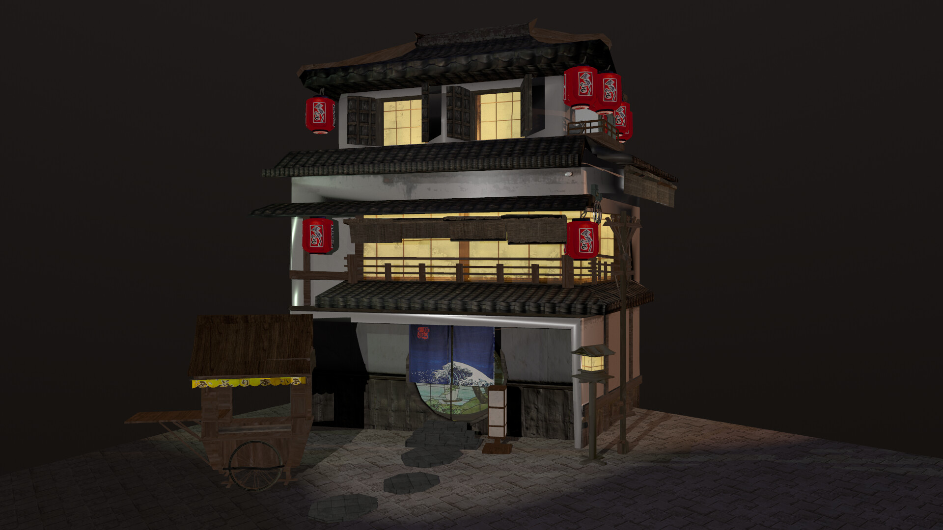 ArtStation - Chinese Tea house