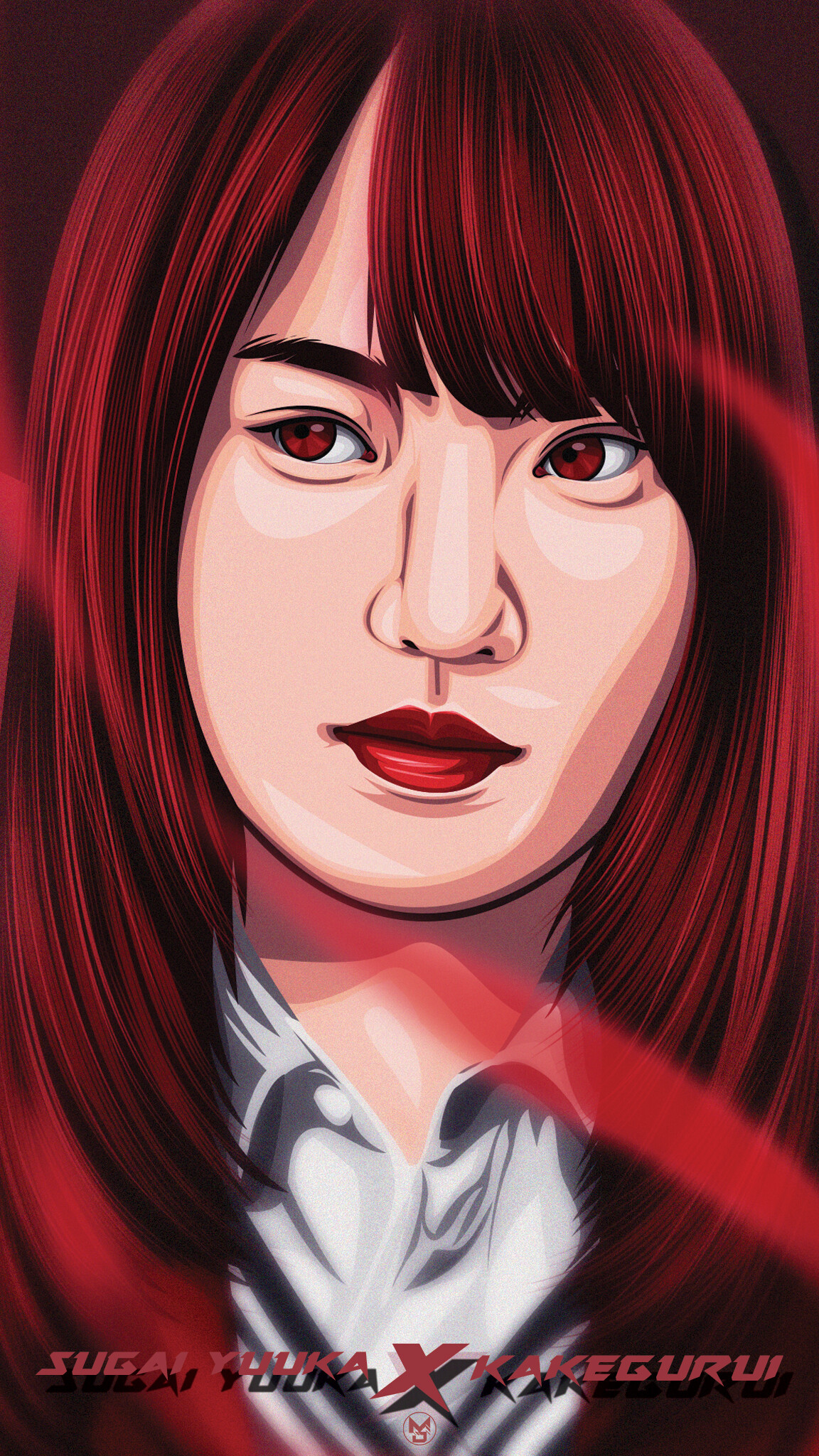 ArtStation - Sugai Yuuka x Kakegurui