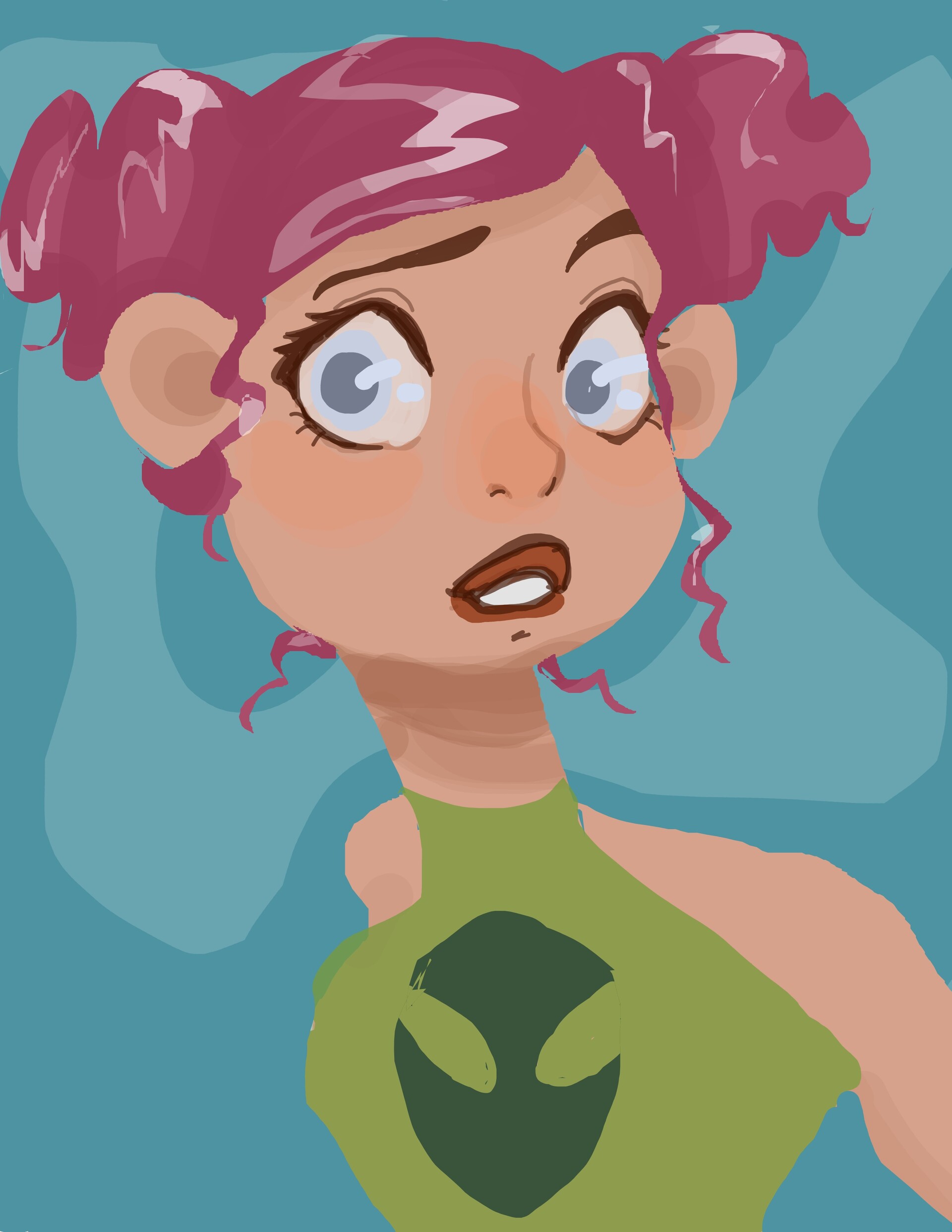 ArtStation - Space Rave OC Portrait