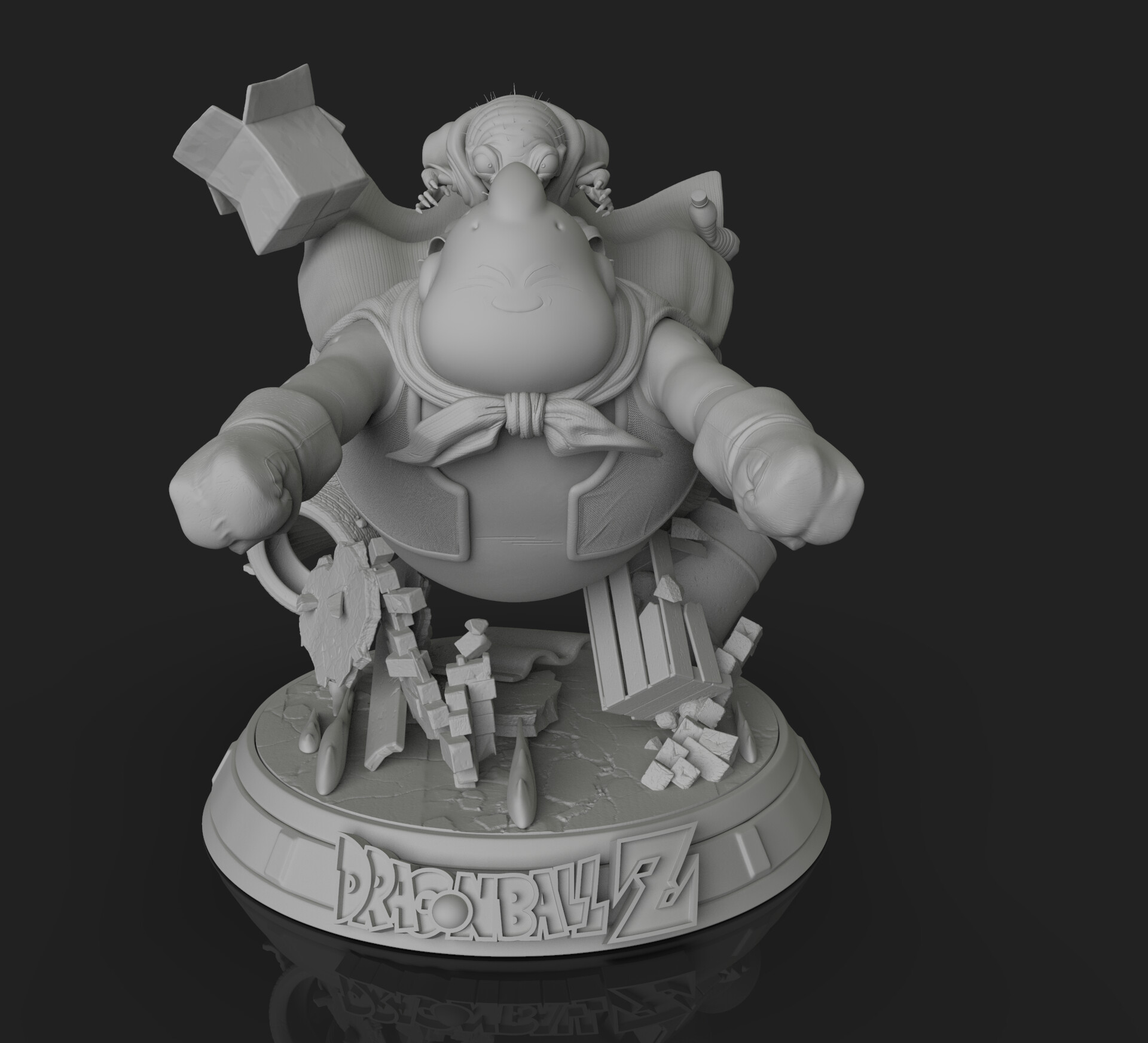 3Dsero - Majin Boo & Babidi (Fan Art)