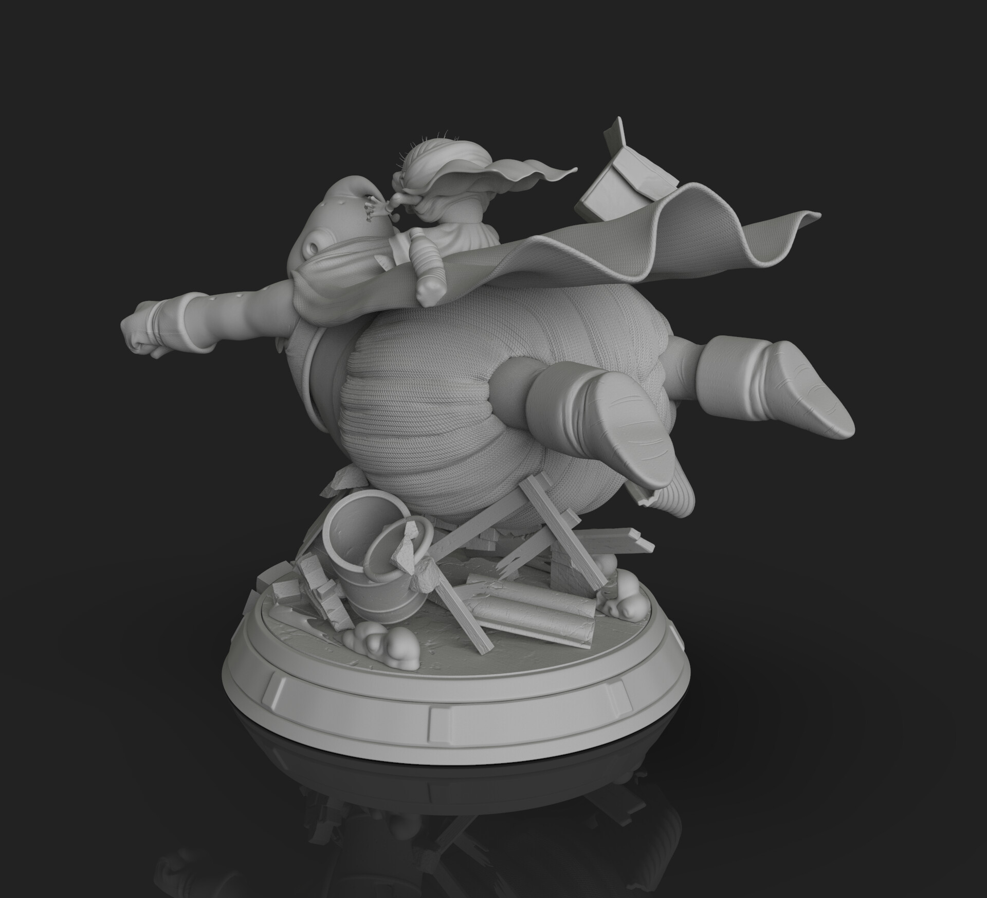 3Dsero - Majin Boo & Babidi (Fan Art)