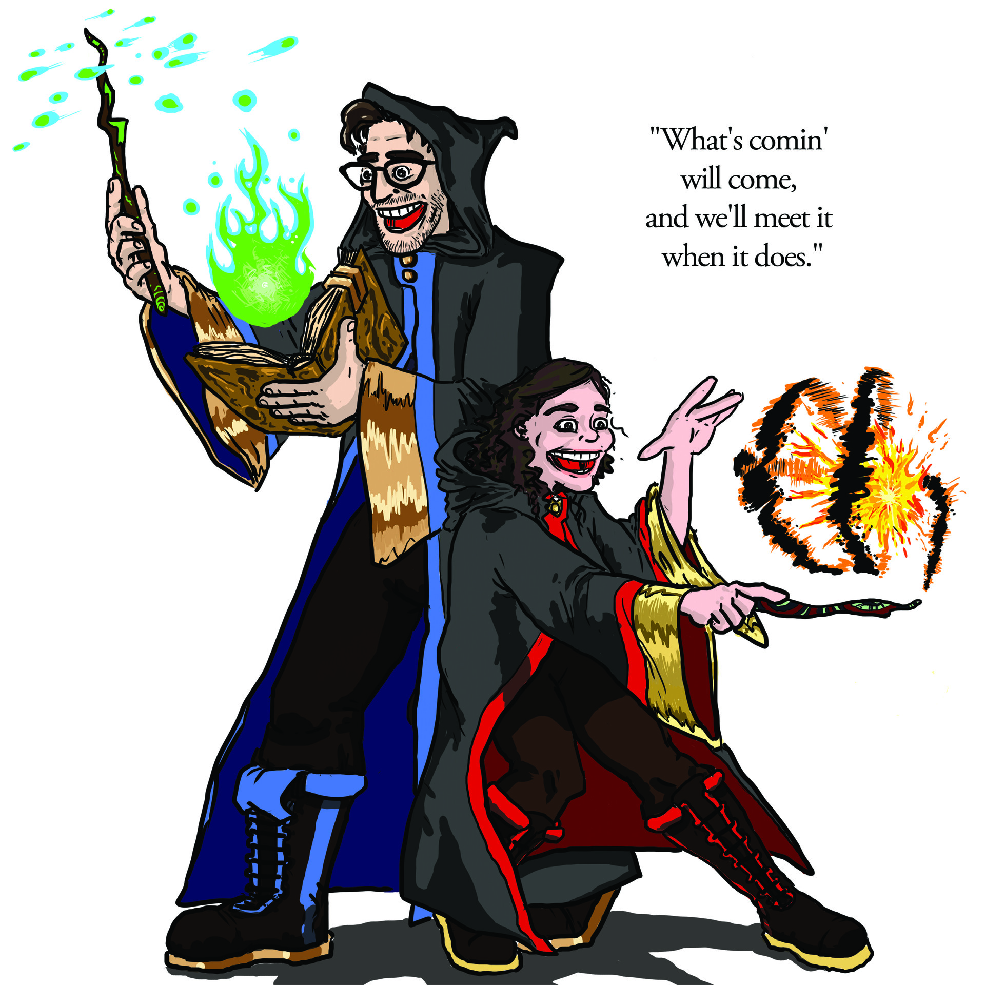 ArtStation - Wizard Couple