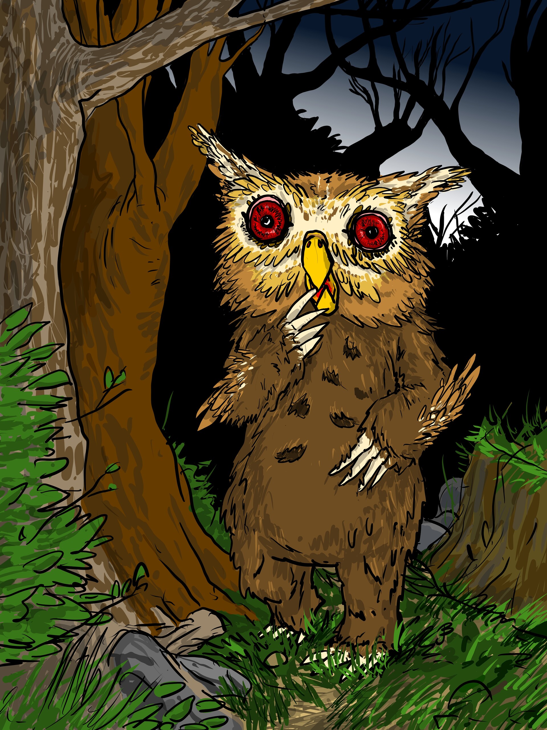 ArtStation - Lost Owl Bear