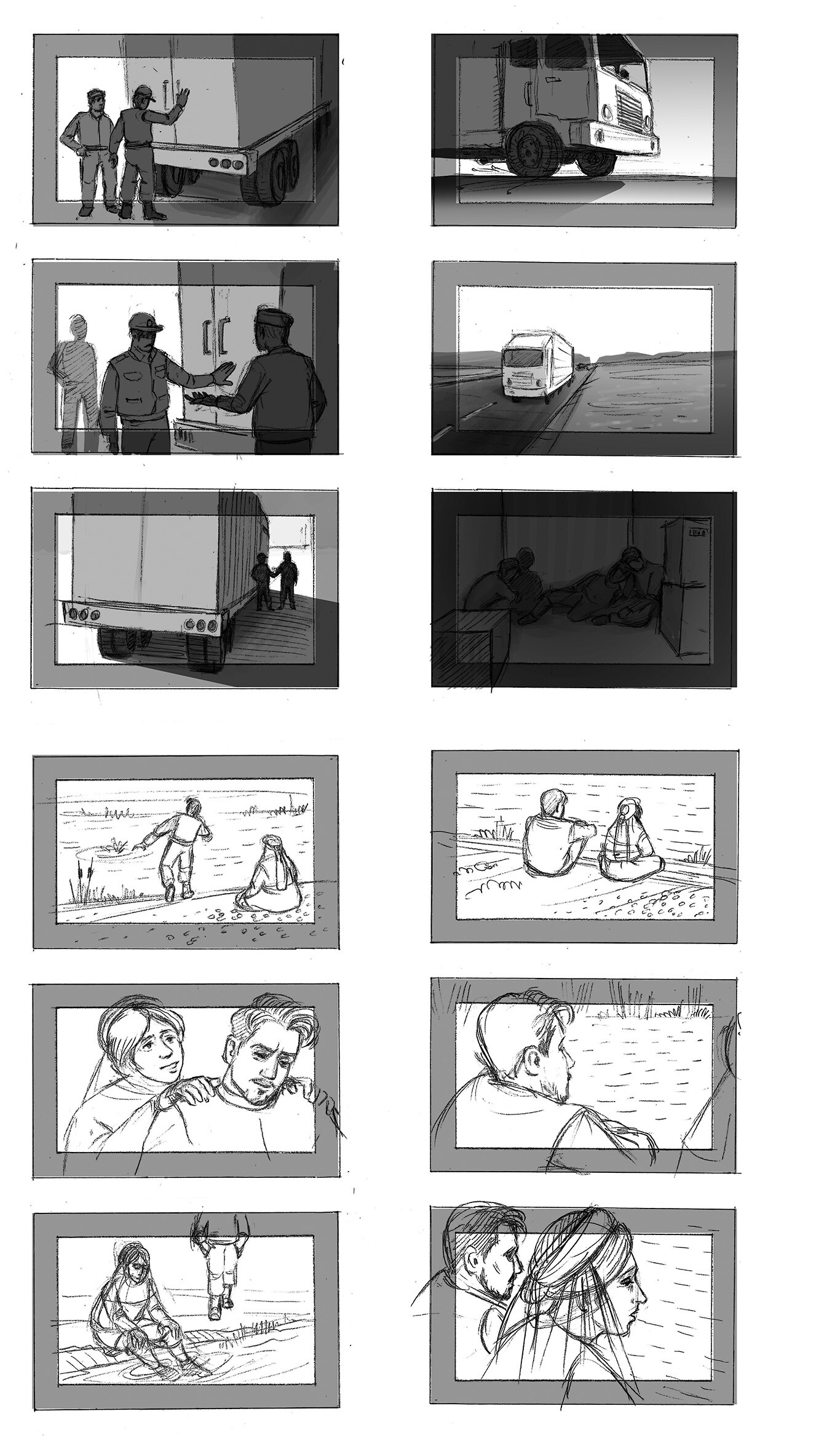 ArtStation - Cinematic Storyboard