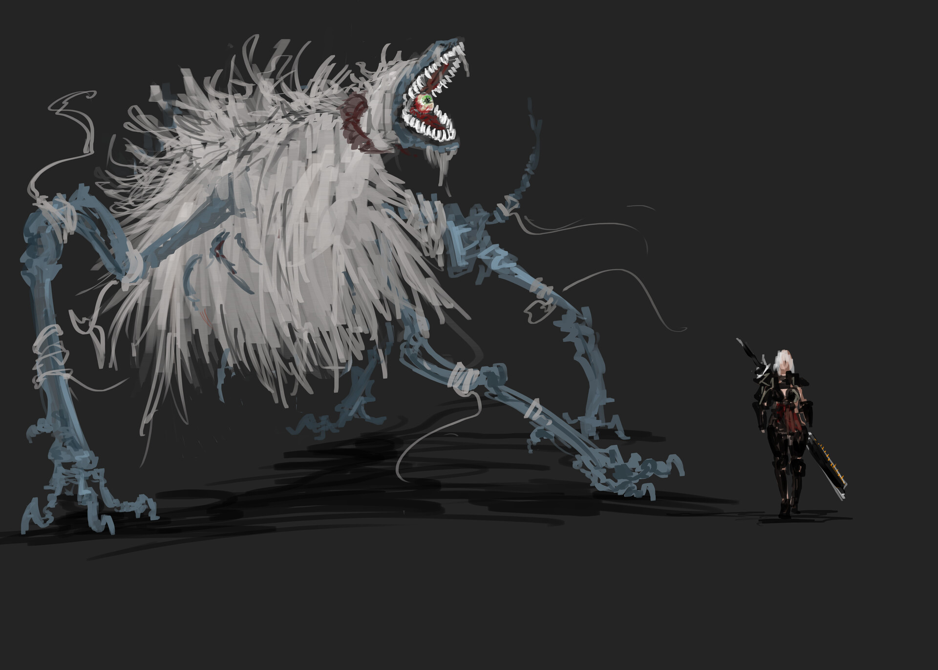 ArtStation - Quick Monster sketch