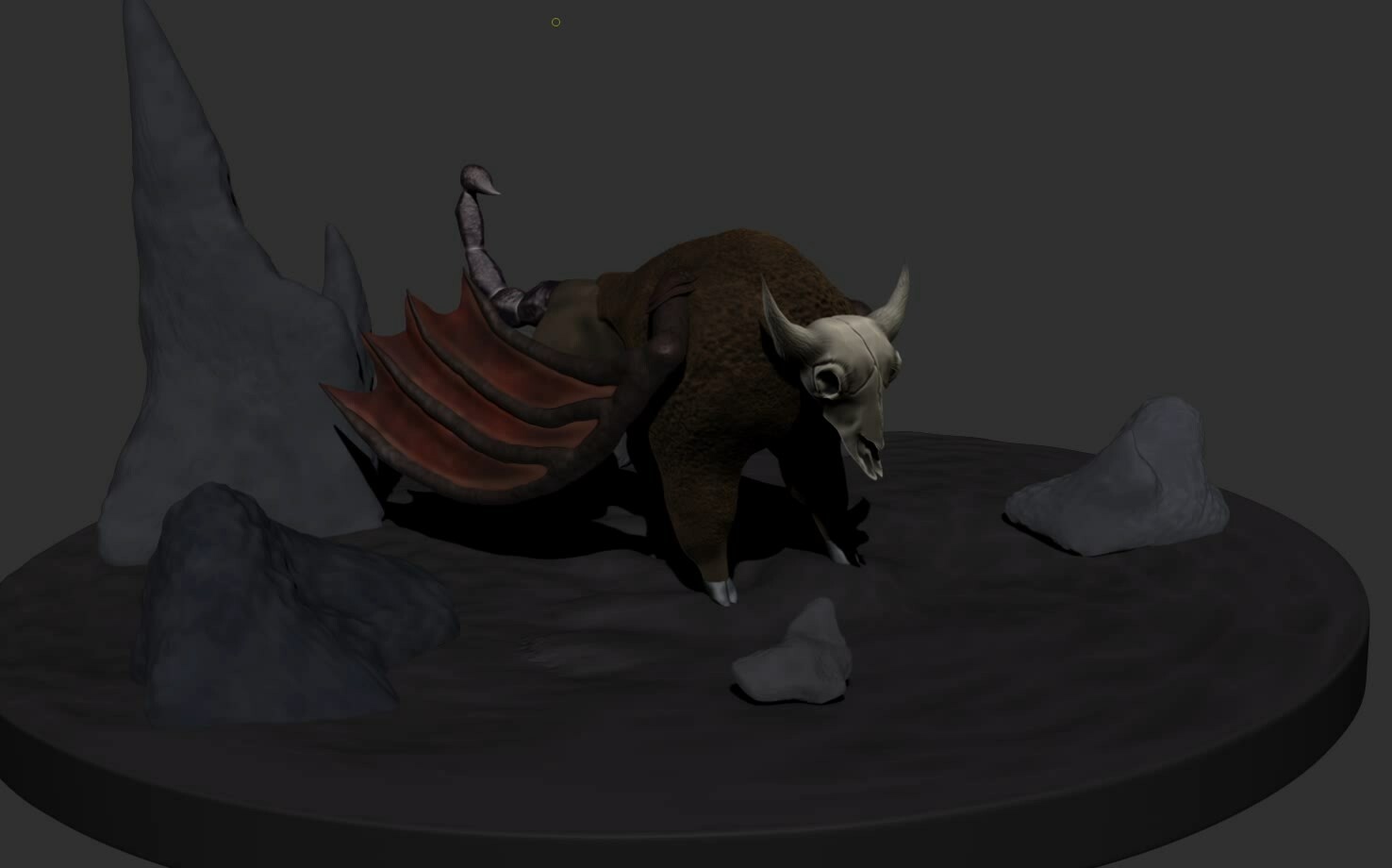 ArtStation - Buffalo Monster