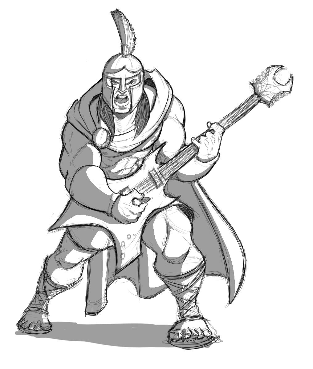 ArtStation - Spartan metal