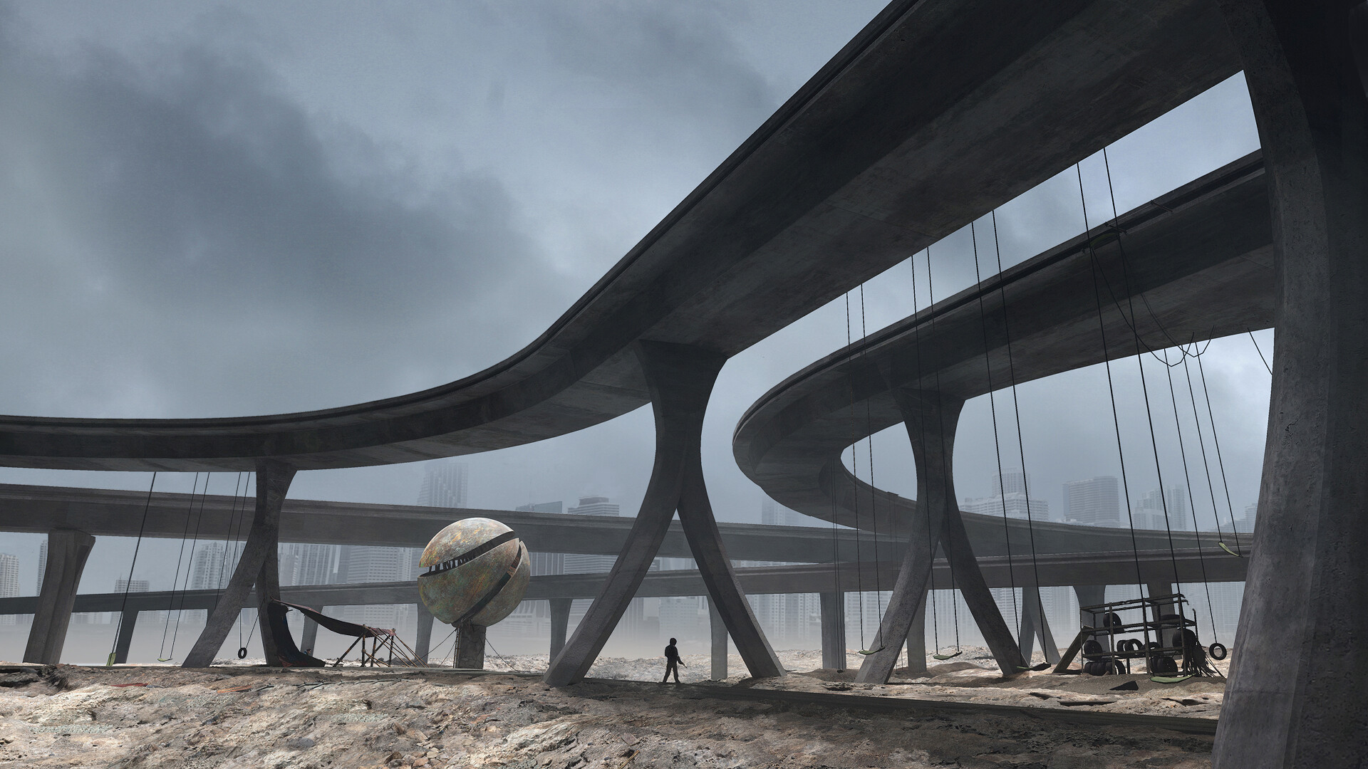 ArtStation - Abandoned Infrastructure - 2050