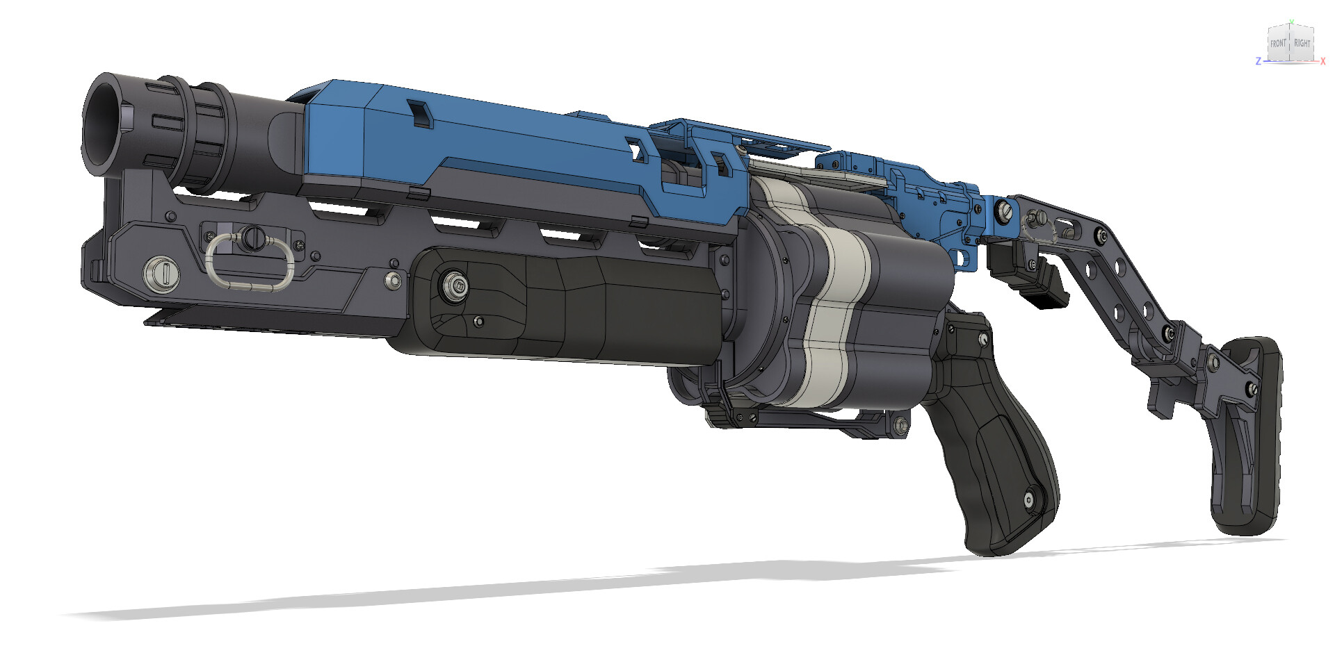 Carol Sung - Doom Grenade Launcher WIP using Fusion 360