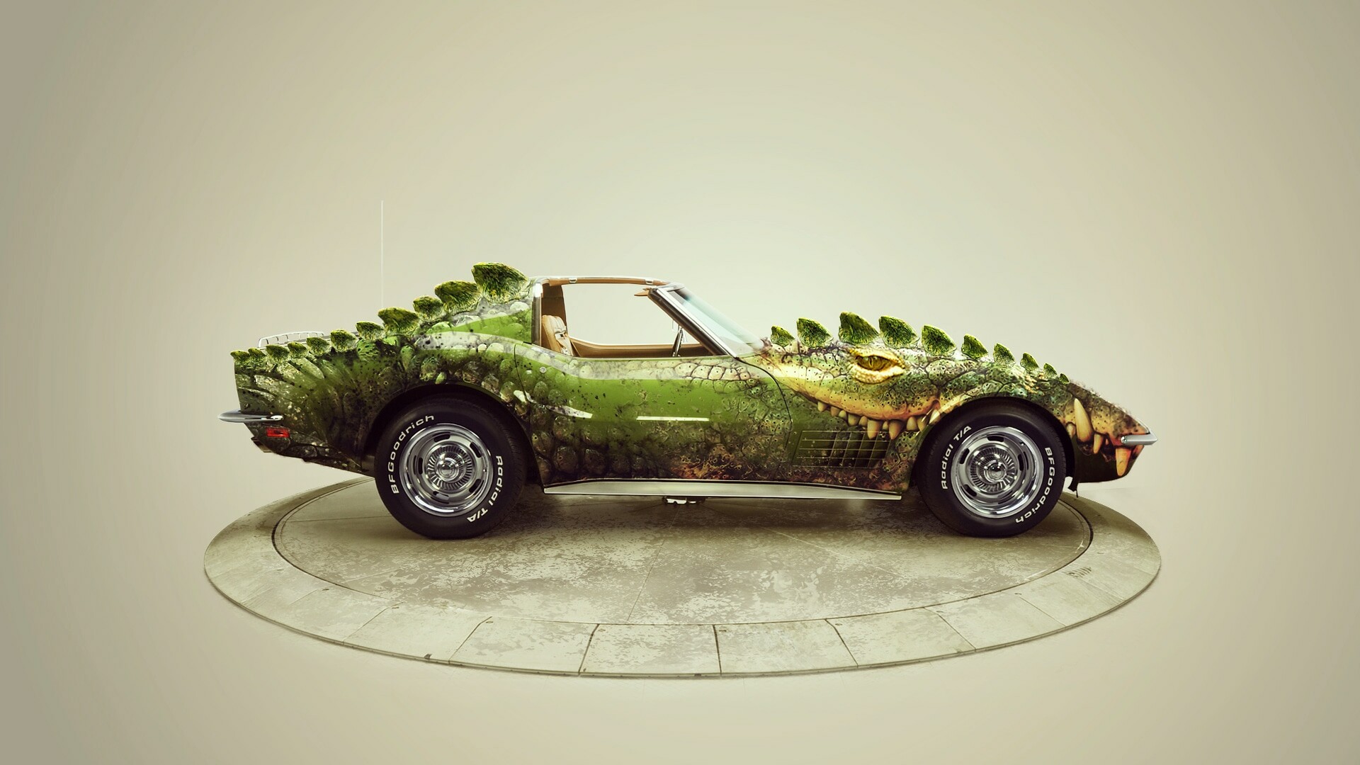 ArtStation - Cars in disguise - Gator car