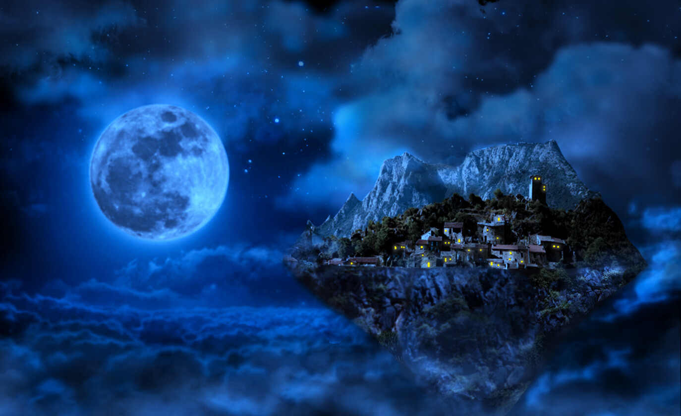 ArtStation - floating land