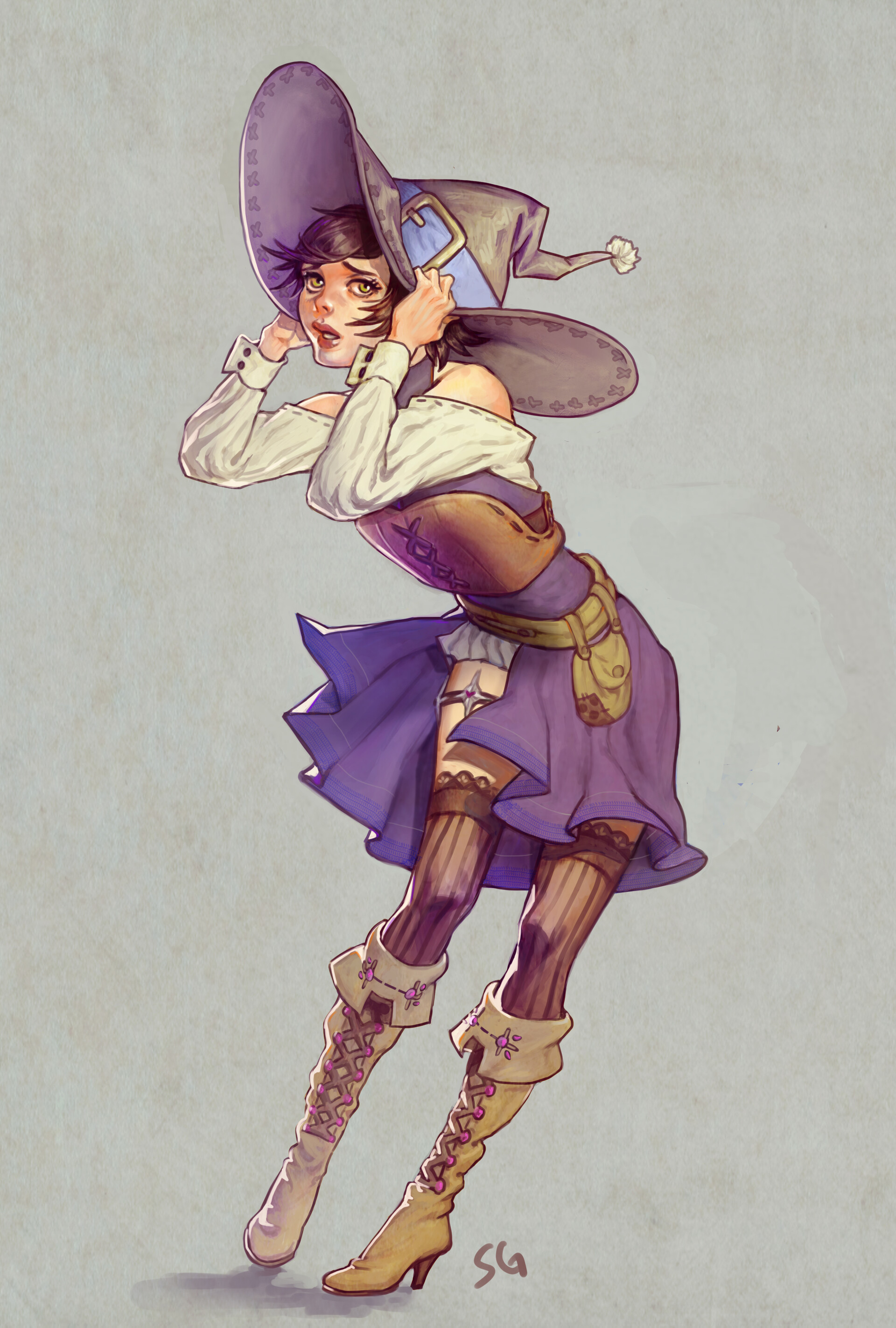 ArtStation - Character Design: Witch