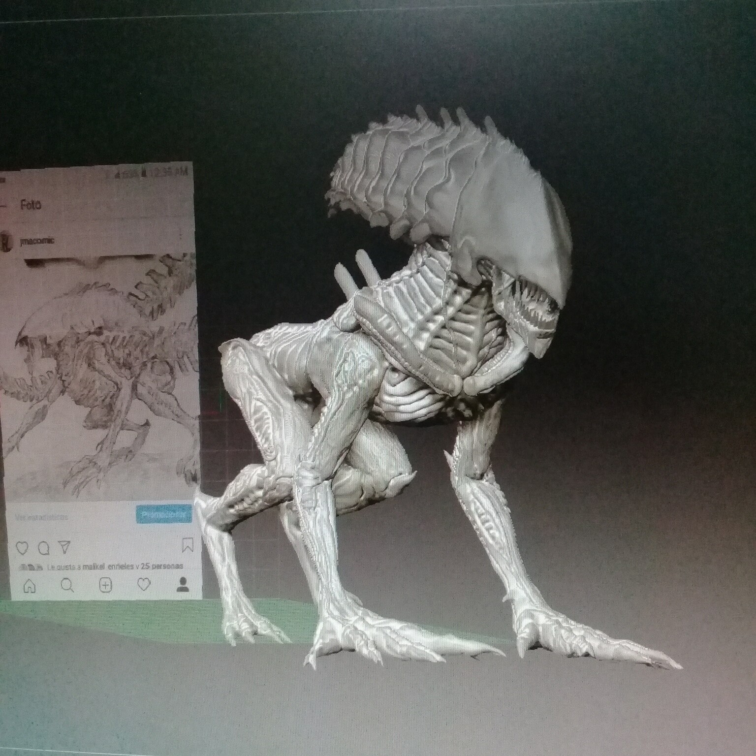 Xenomorph Praetorian Head