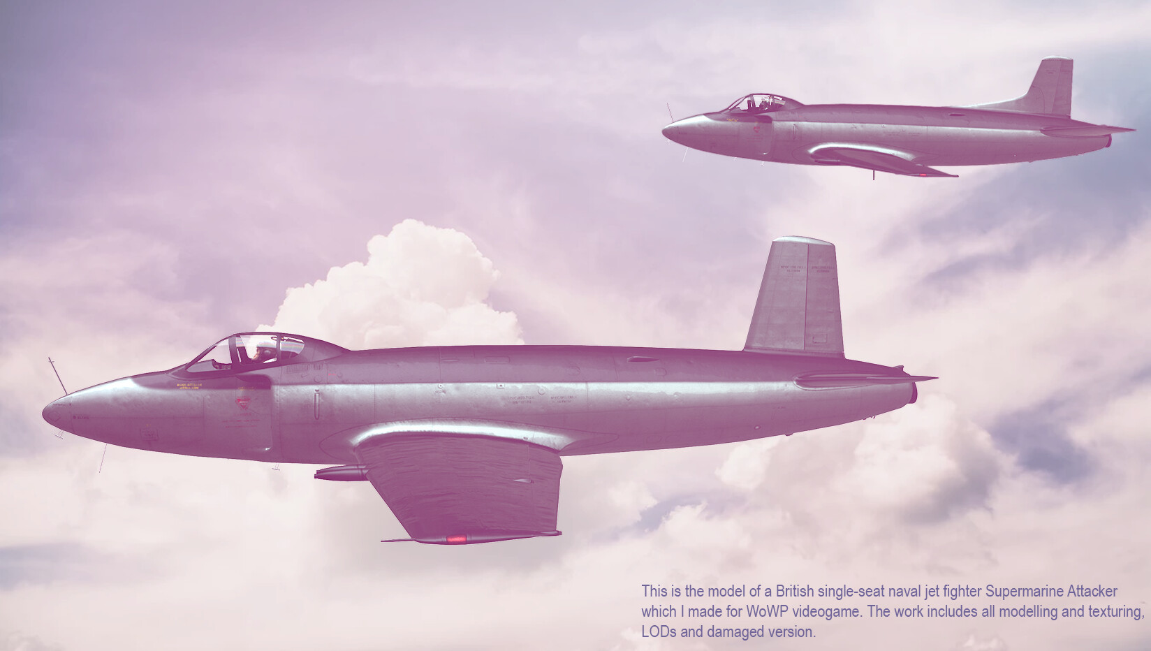 ArtStation - Supermarine Attacker