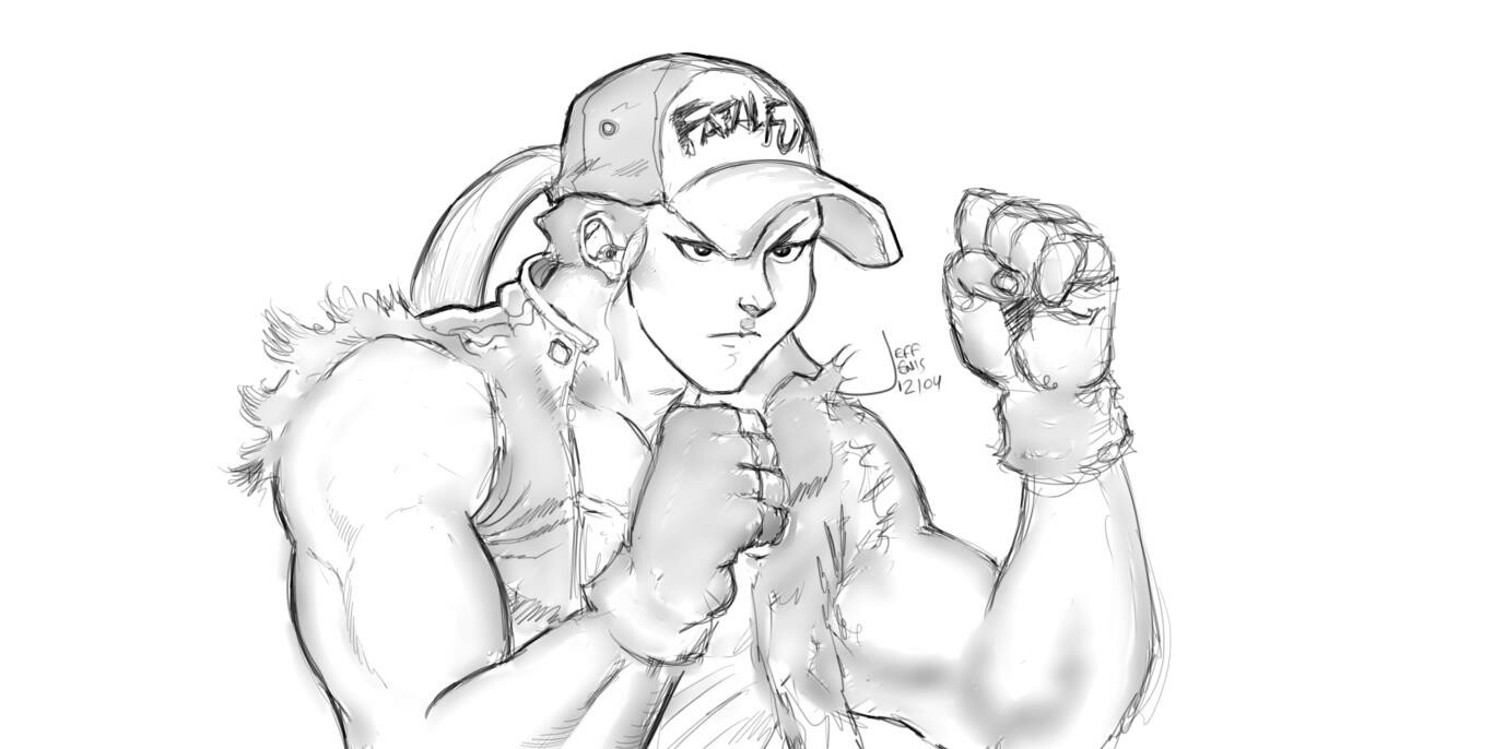 fatal fury coloring pages