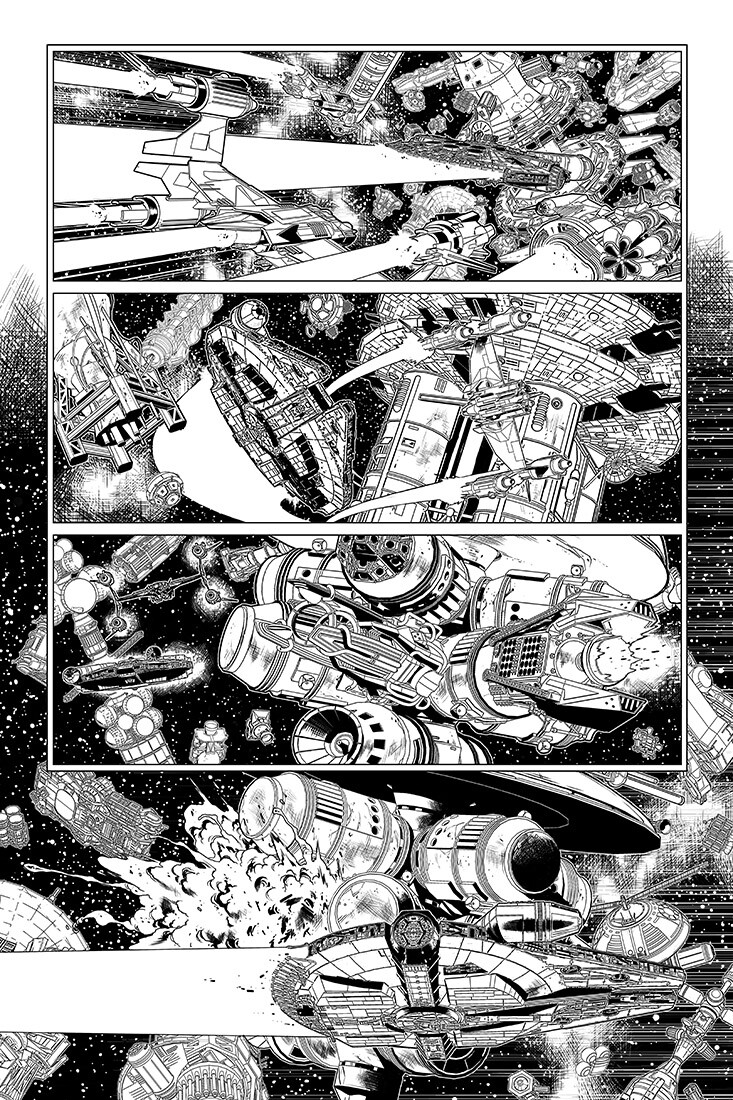 Mark Brooks - Han Solo pages