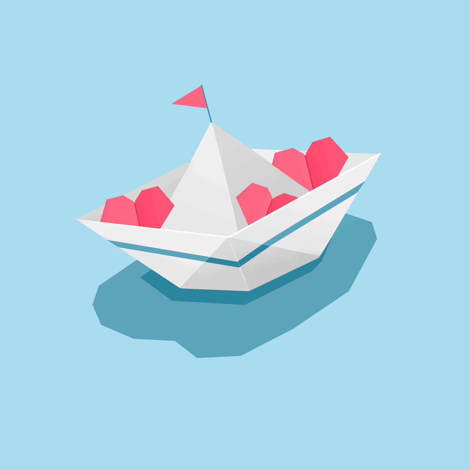 ArtStation - Paper boats