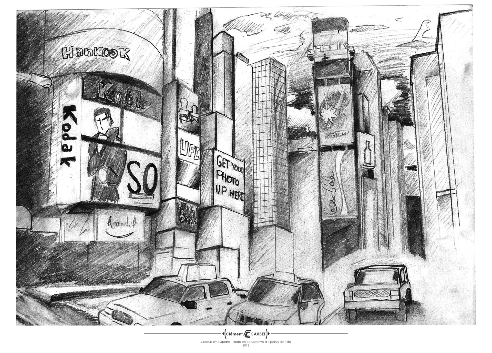 ArtStation - Sketch - Time Square