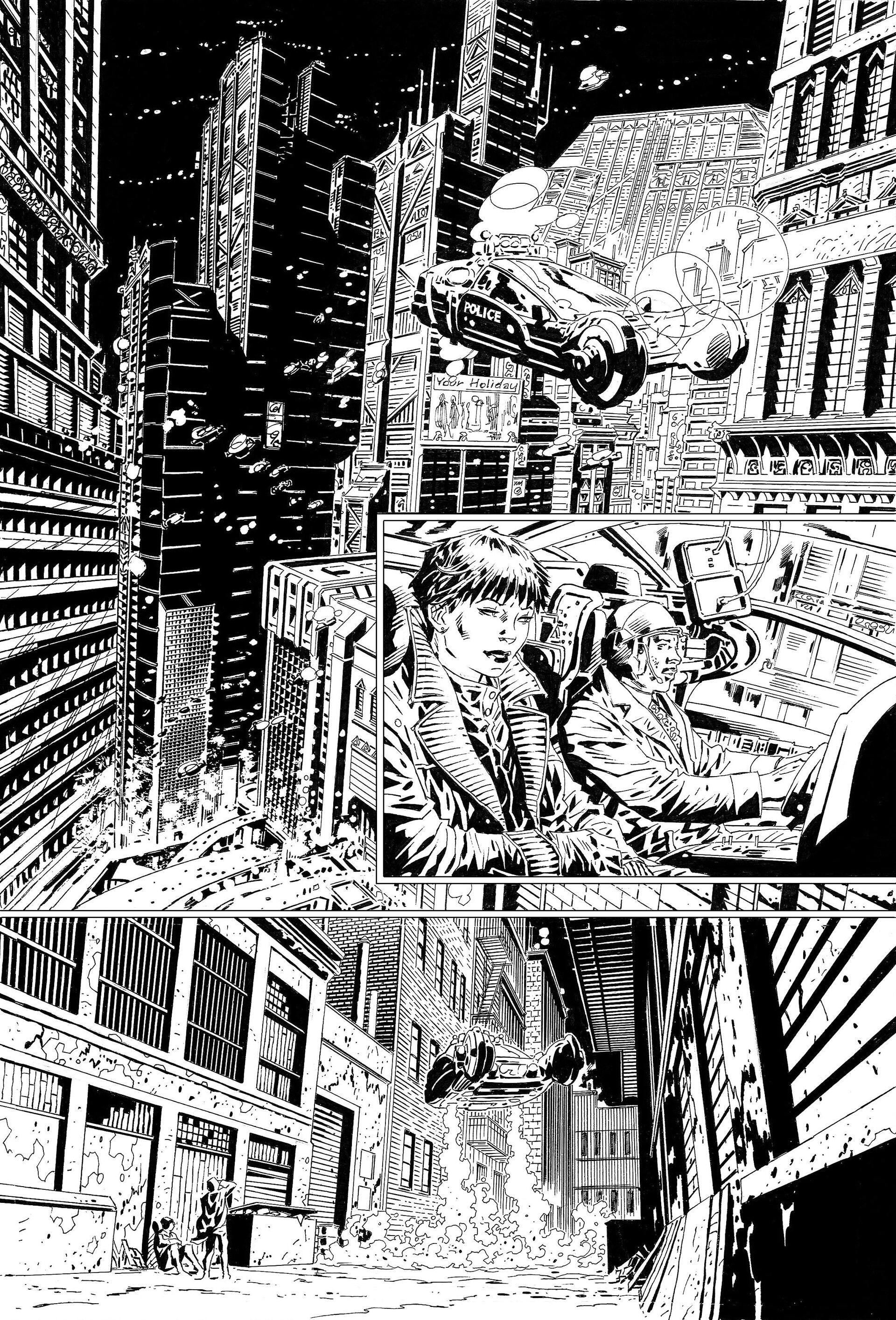 blade runner coloring pages