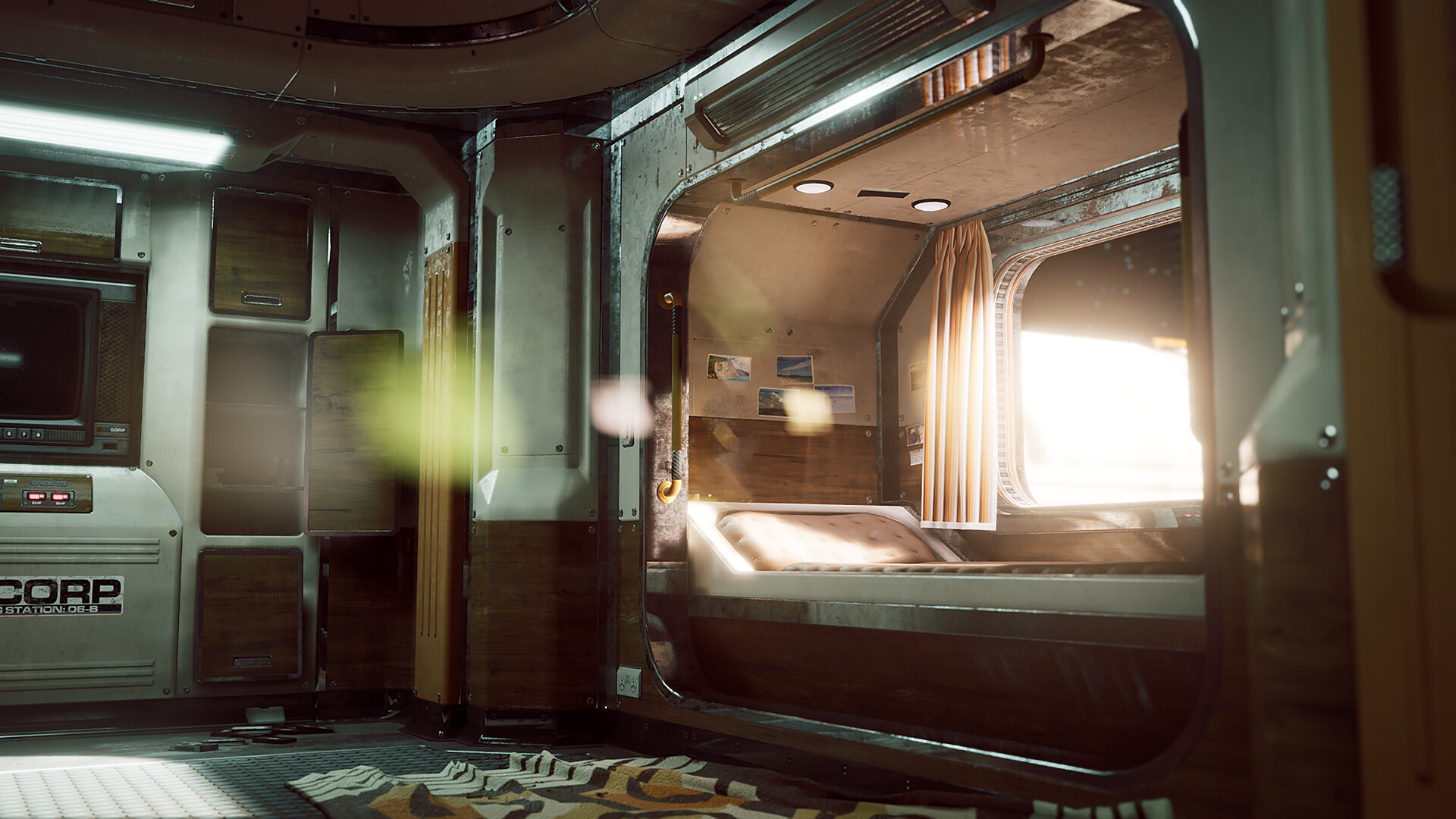 Brian Schultz - Re-Lighting Liam Tart's Sci-Fi Bunk Room in Unreal