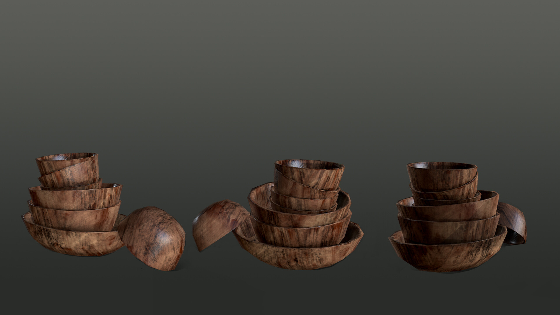 ArtStation - Stacked bowls