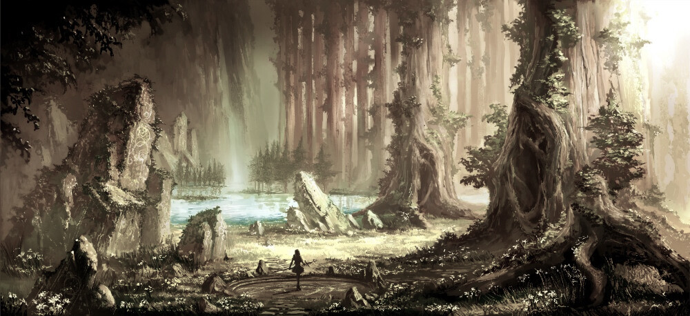 ArtStation - ancient forest