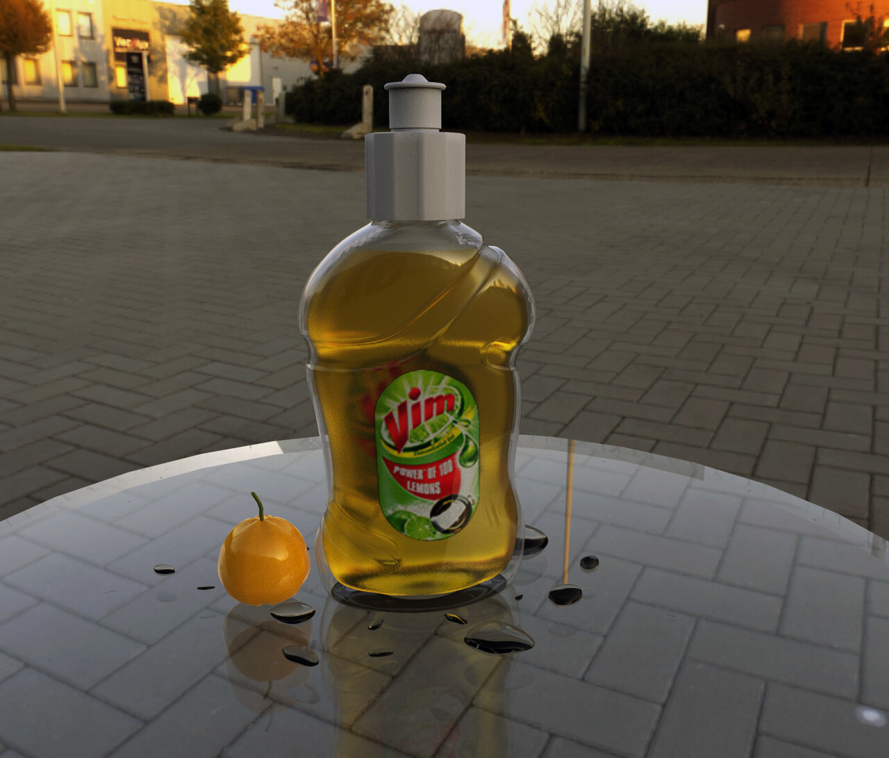 ArtStation - Vim bottle 3D Model