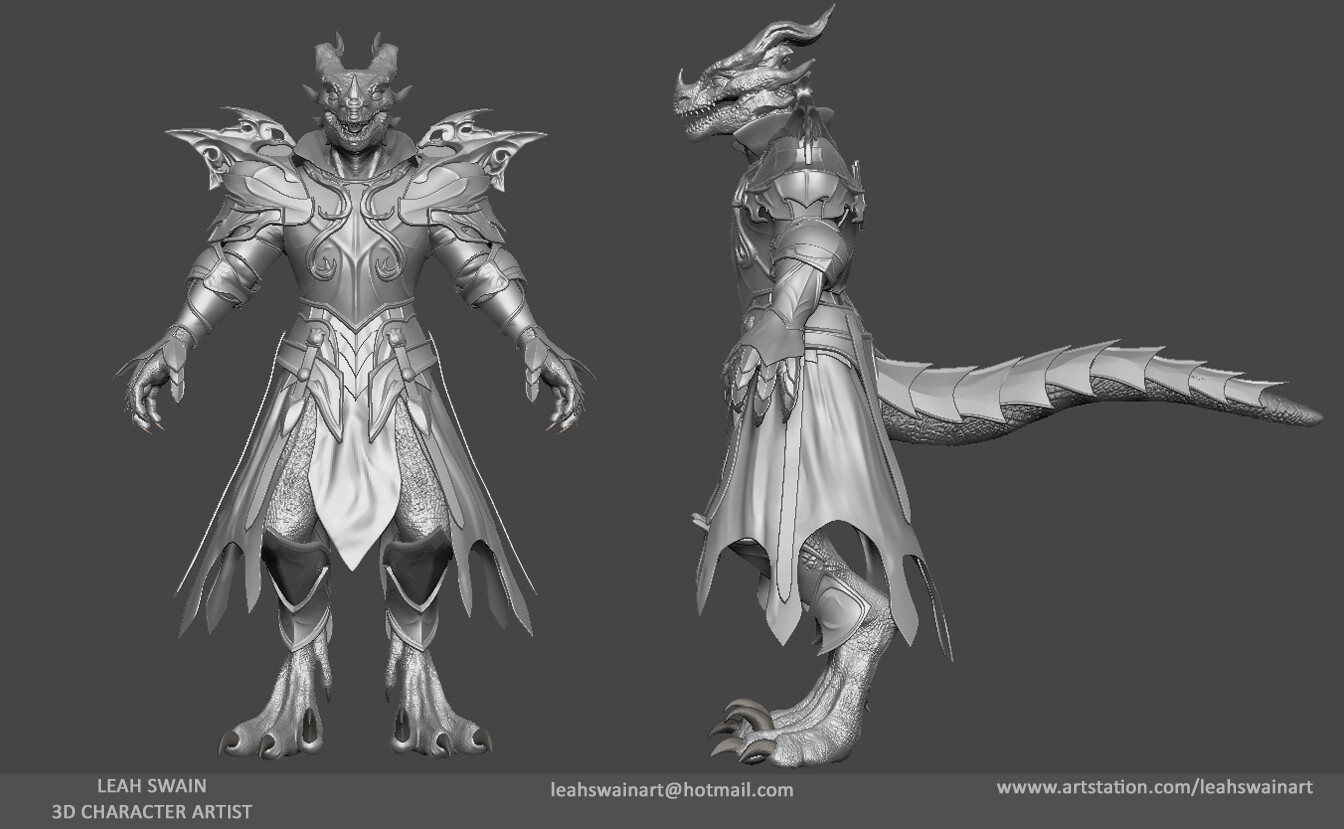 Leah Swain - Lizard Paladin