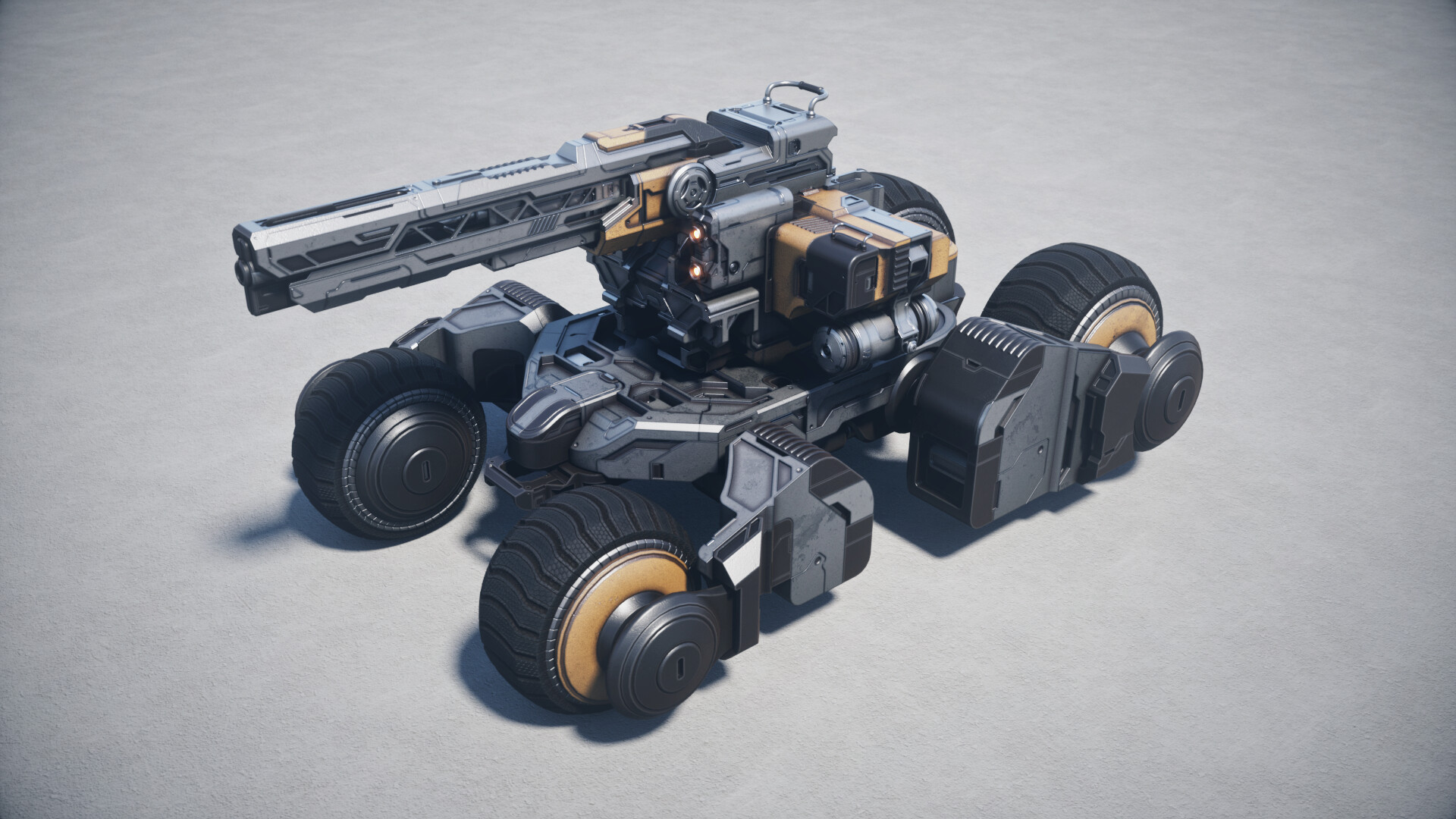 ArtStation - SCI- FI_Tank_Design