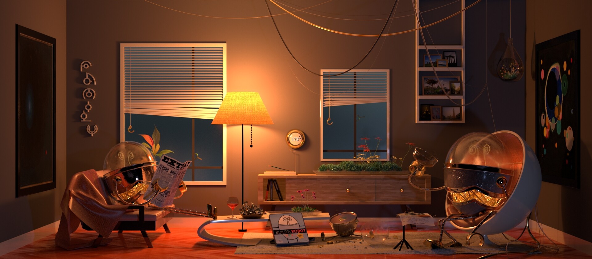 ArtStation - Robotroom lighting