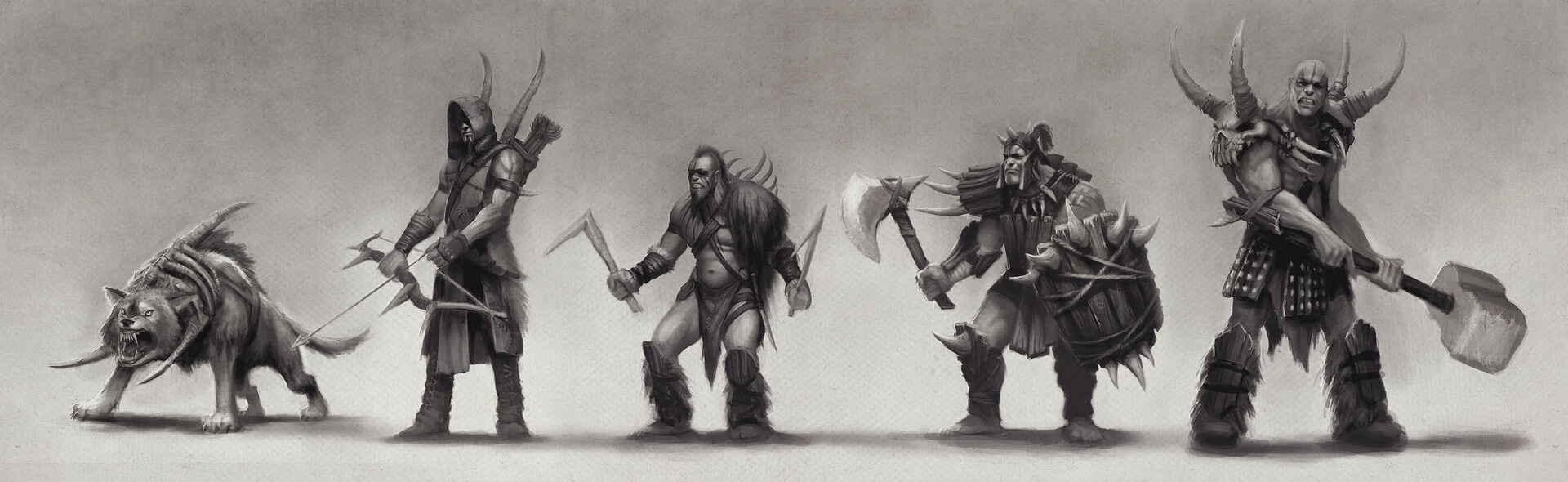 Artur Salzberg - Bladebound - character concept art dump