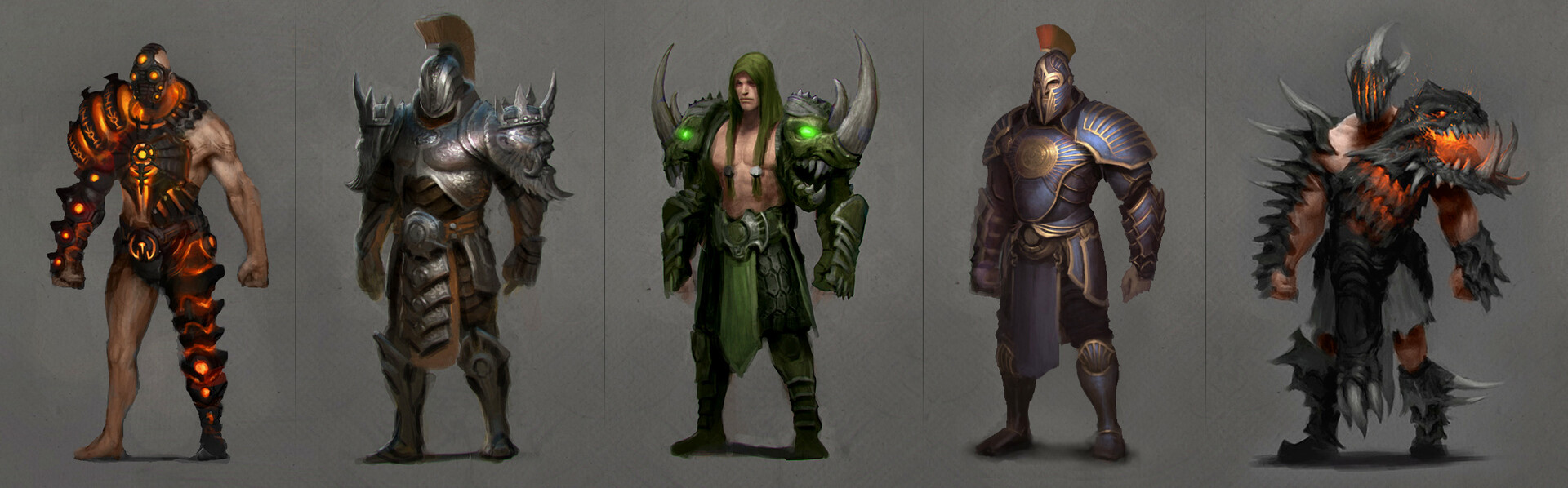 Artur Salzberg - Bladebound - character concept art dump