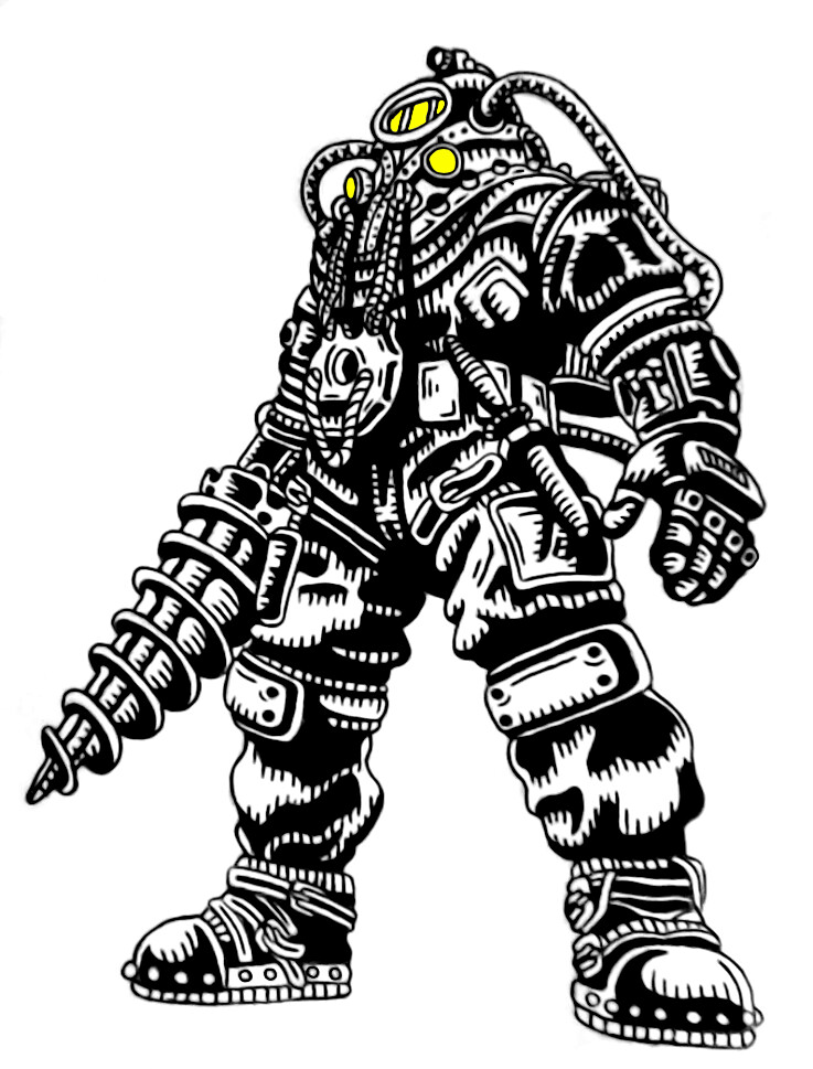 ArtStation - Subject Delta - Bioshock 2