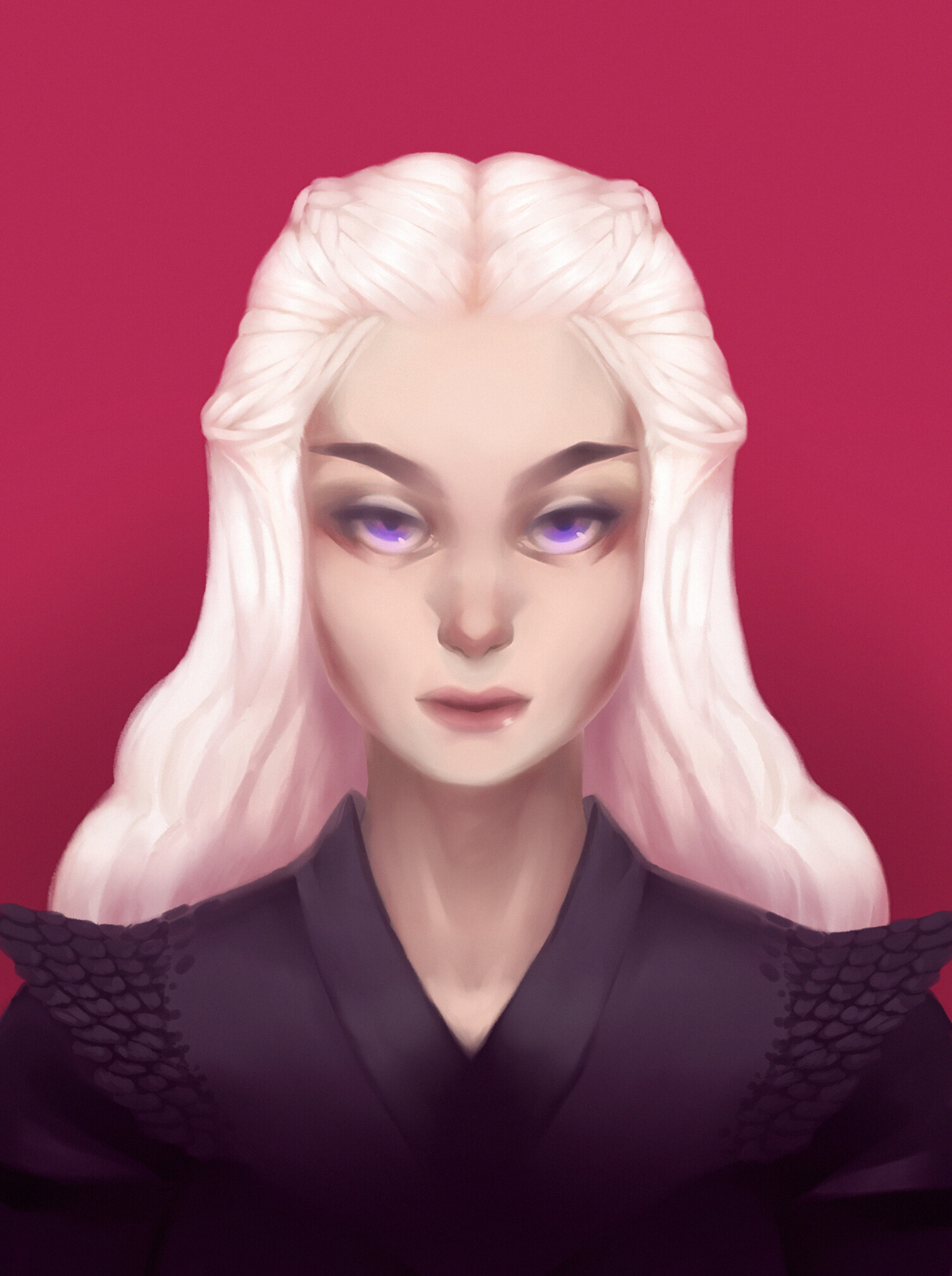 ArtStation - Portrait of Daenerys