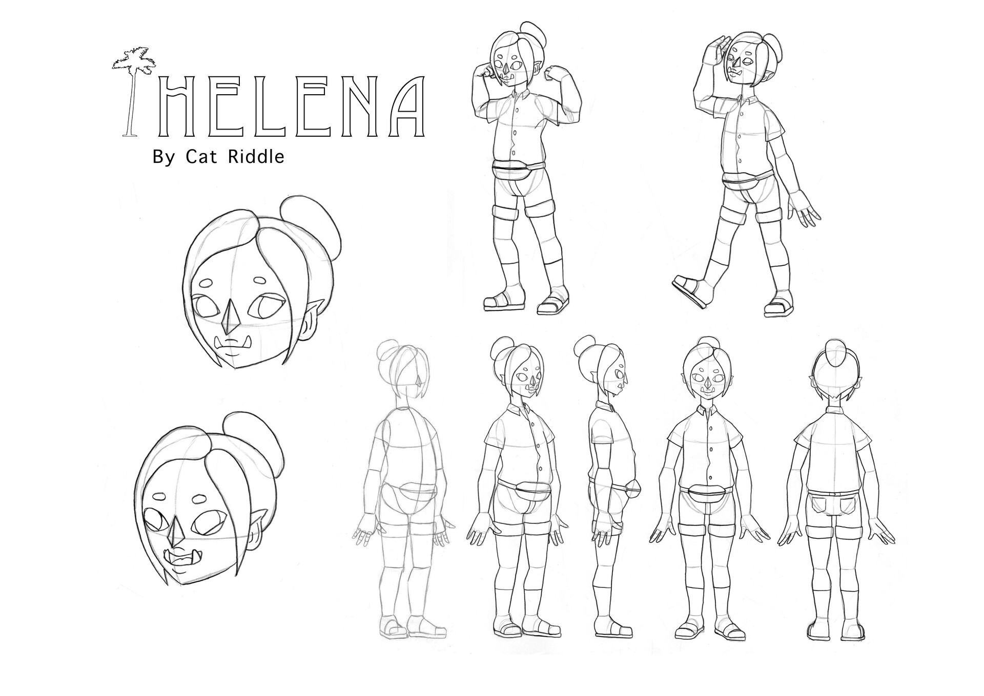 ArtStation - Helena - Character Design (2017)