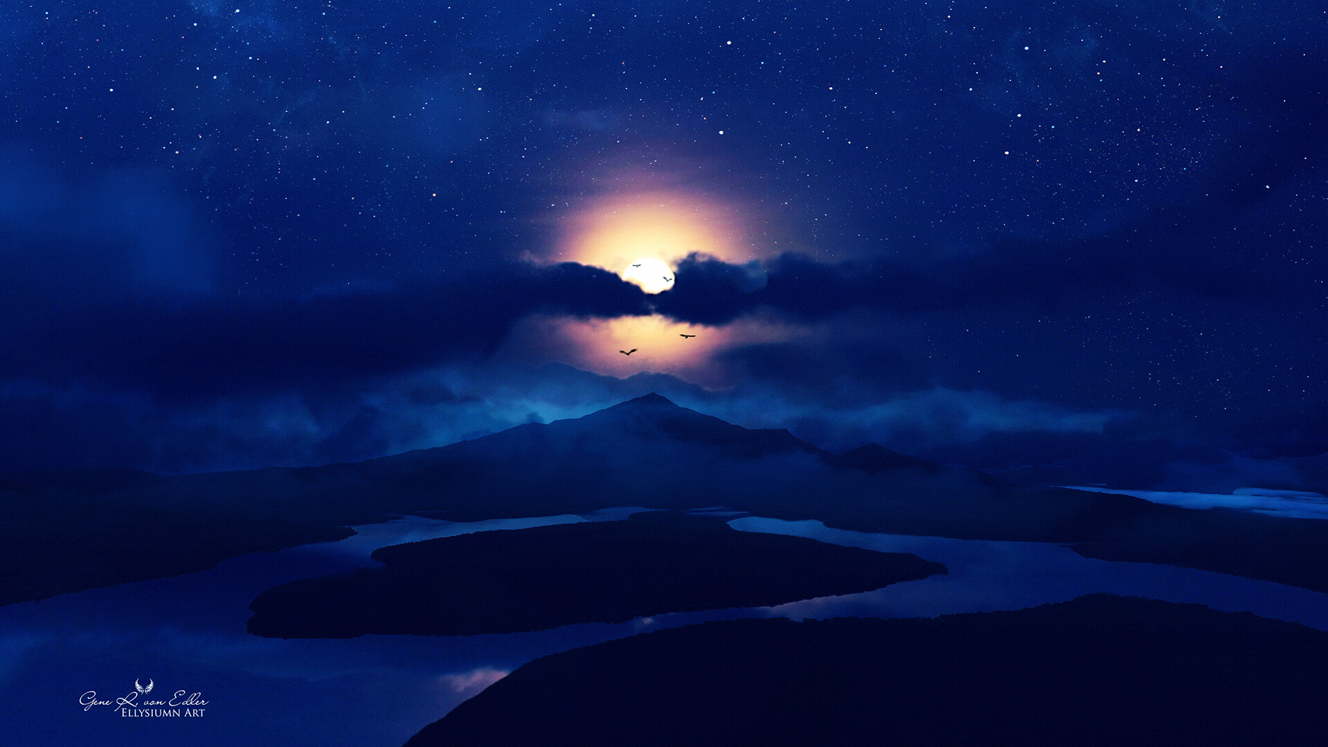 ArtStation - Sapphire night