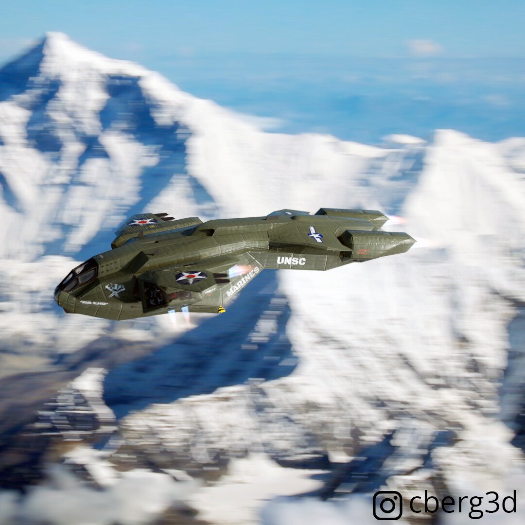 ArtStation - Halo Pelican Re-Texture