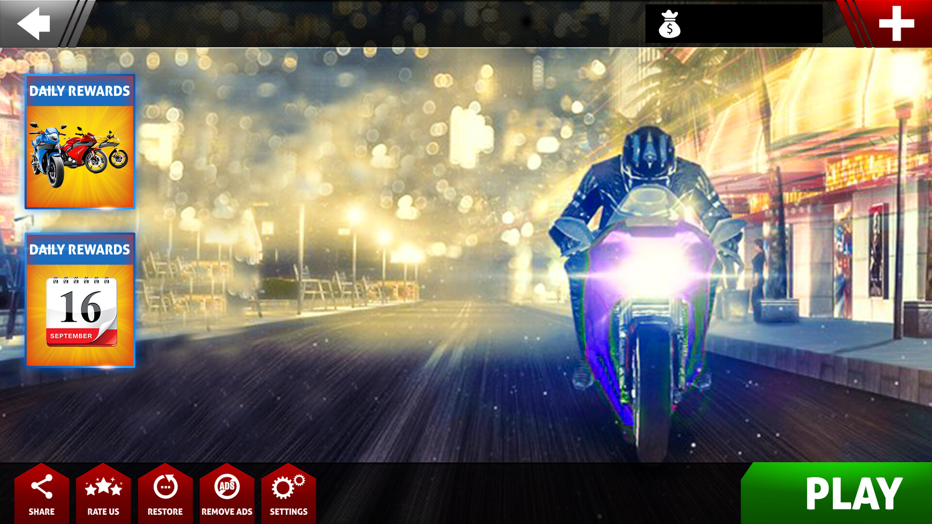 ArtStation - Bike Game Ui
