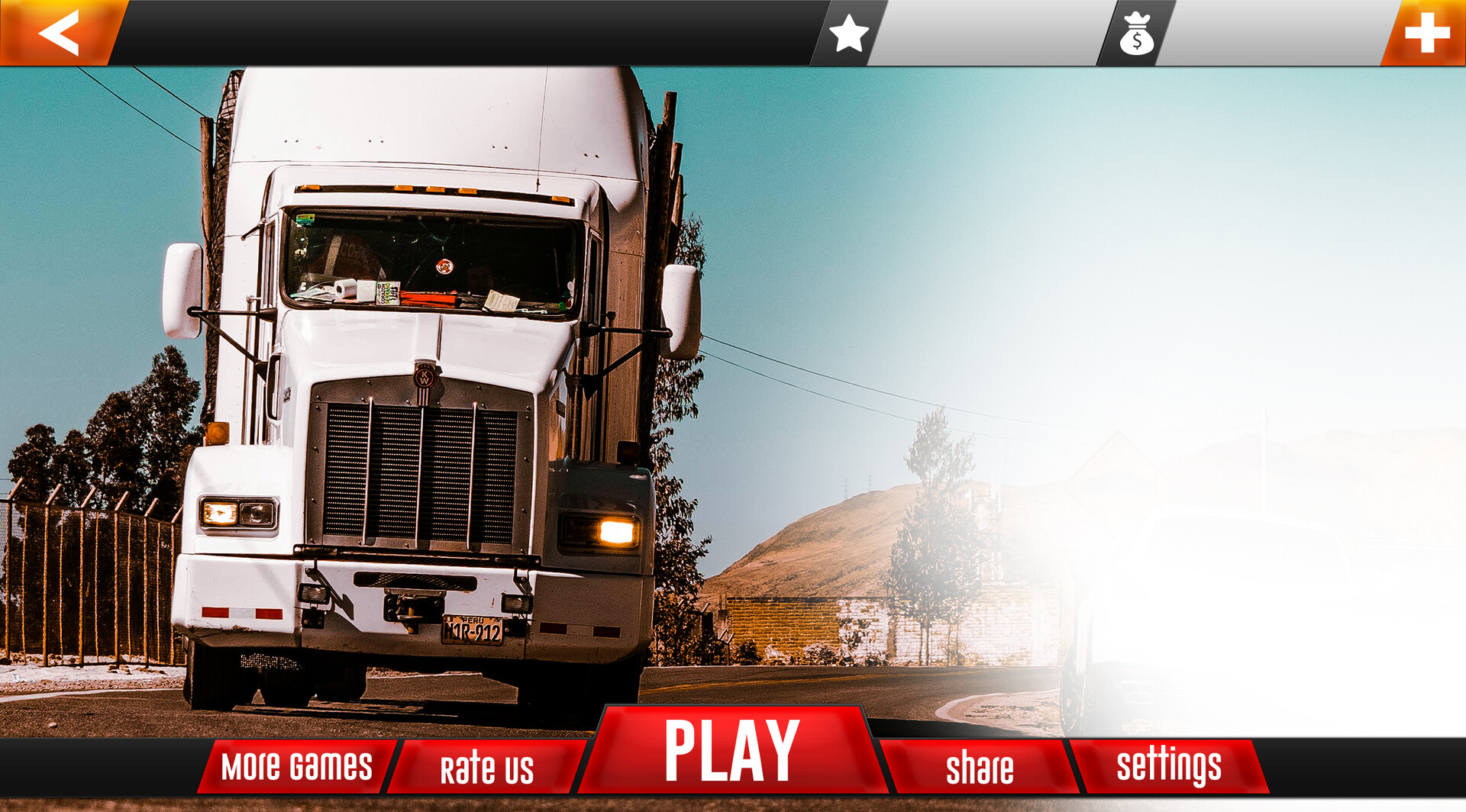 ArtStation - Truck Game ui