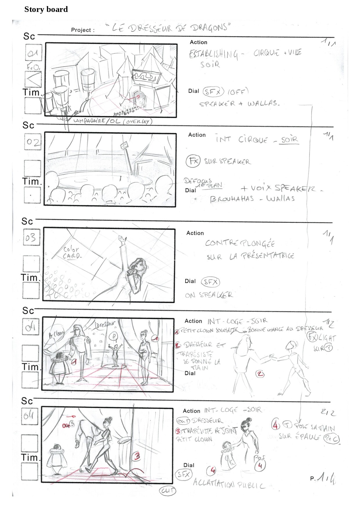 ArtStation - Initiation Story board