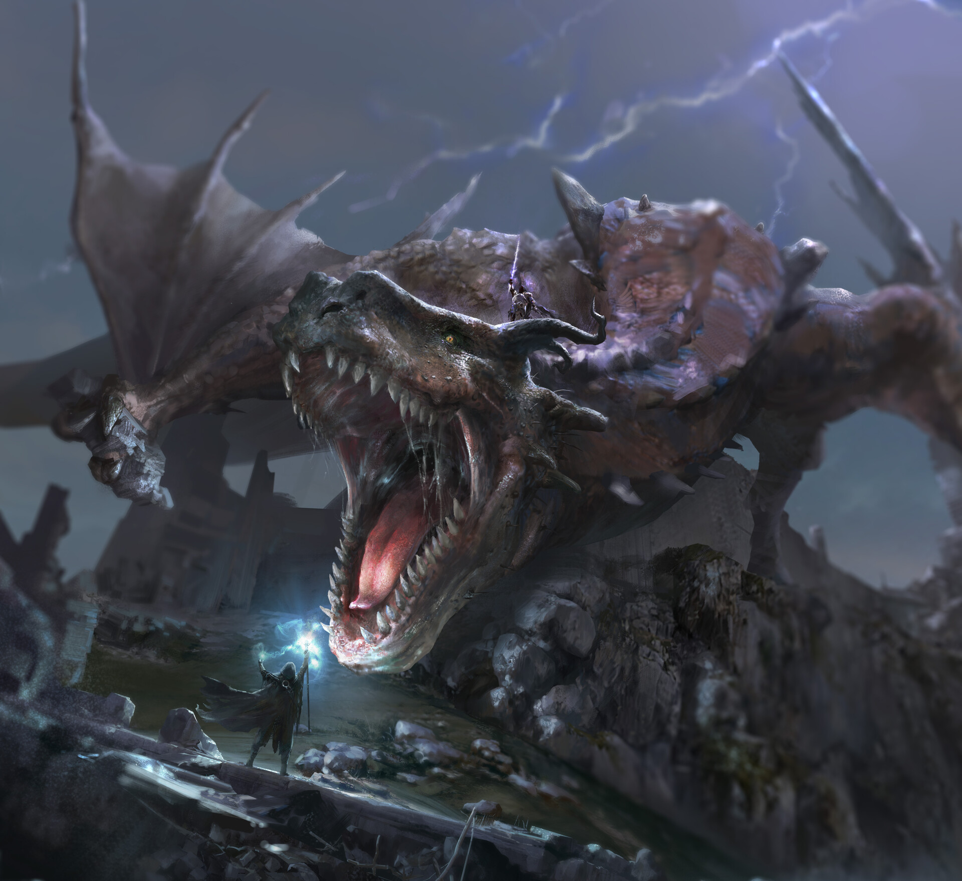 ArtStation - Dragon Practice