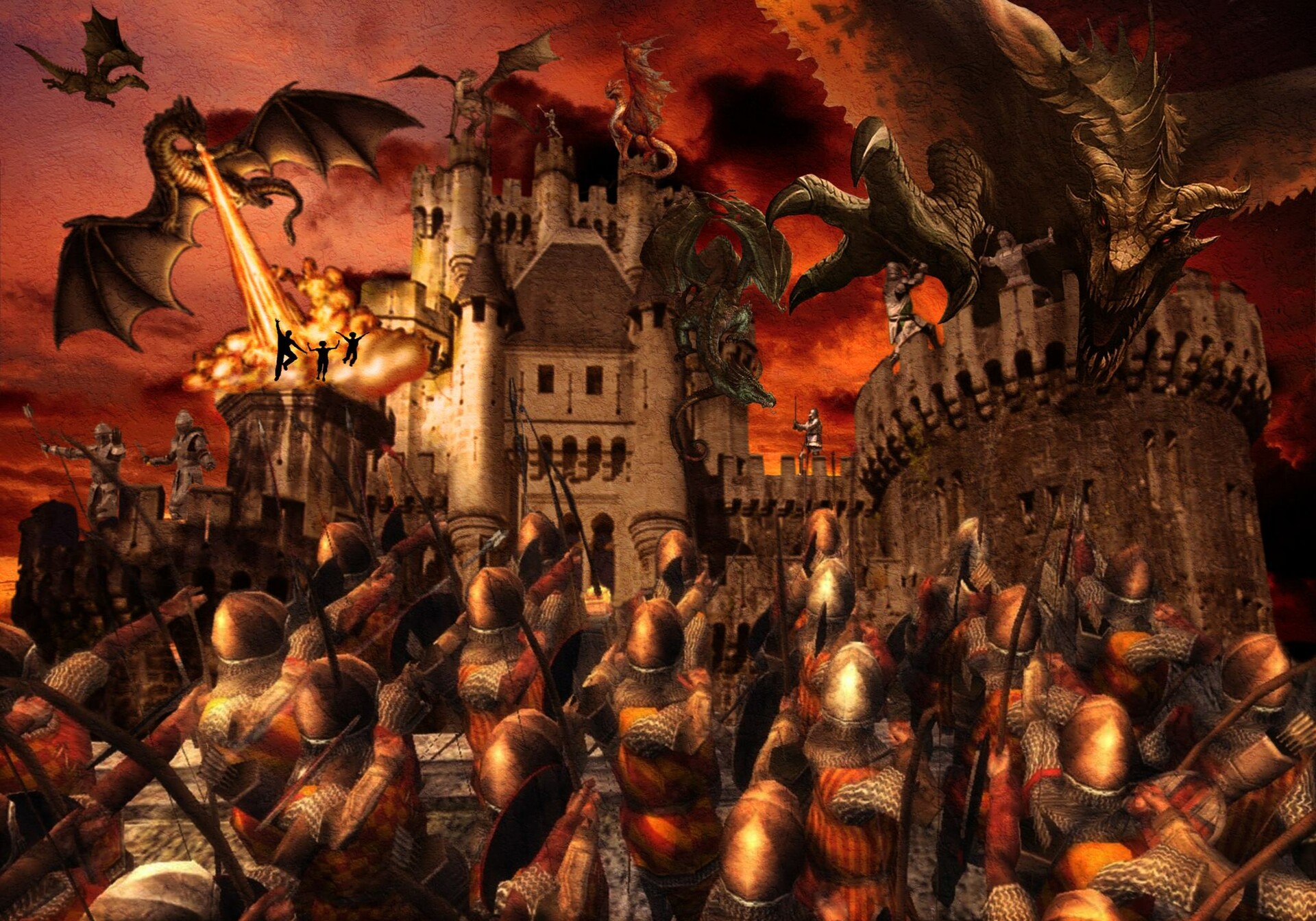 ArtStation - Dragon Attack