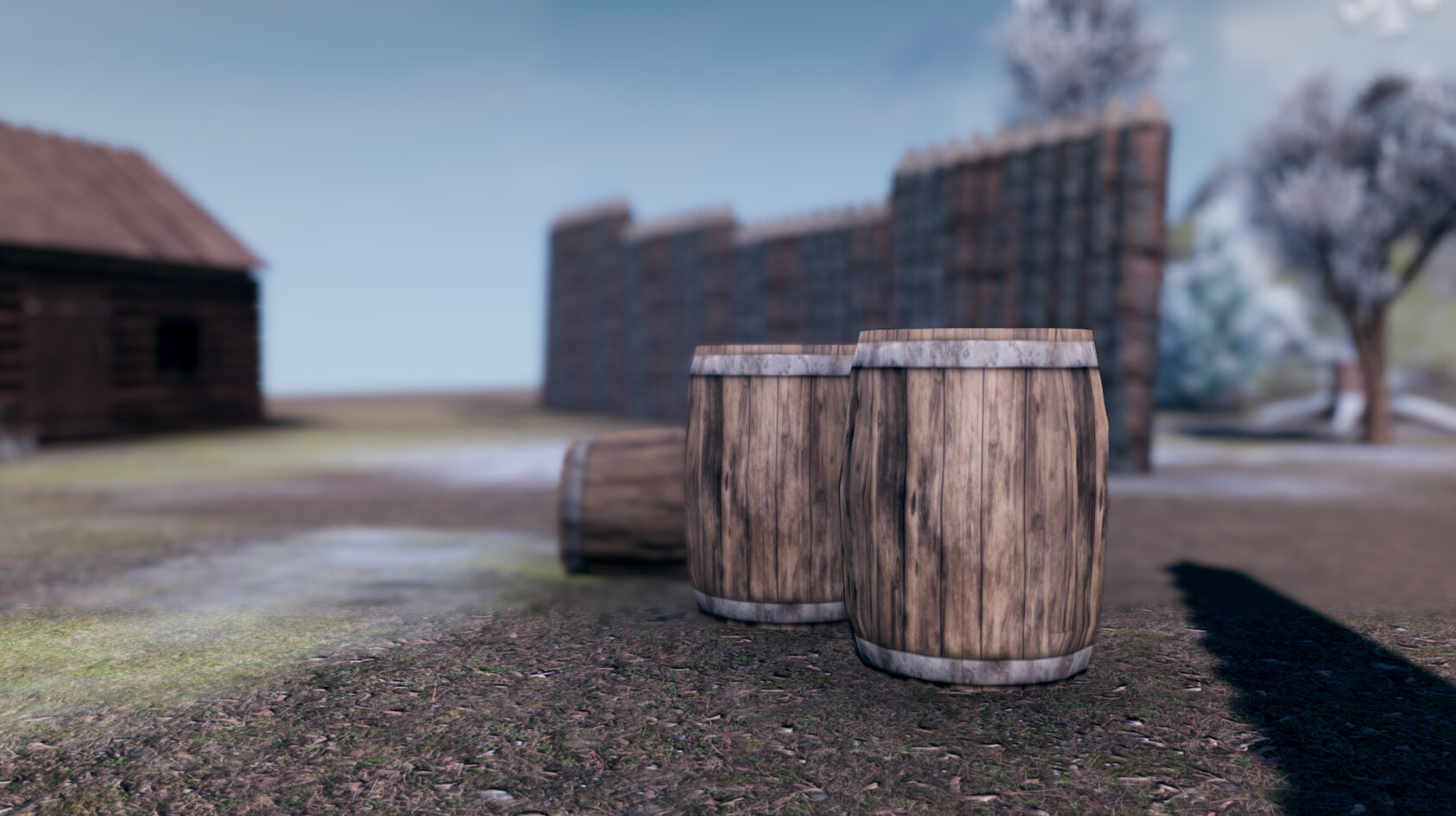 ArtStation - Old Wood Rum Barrel