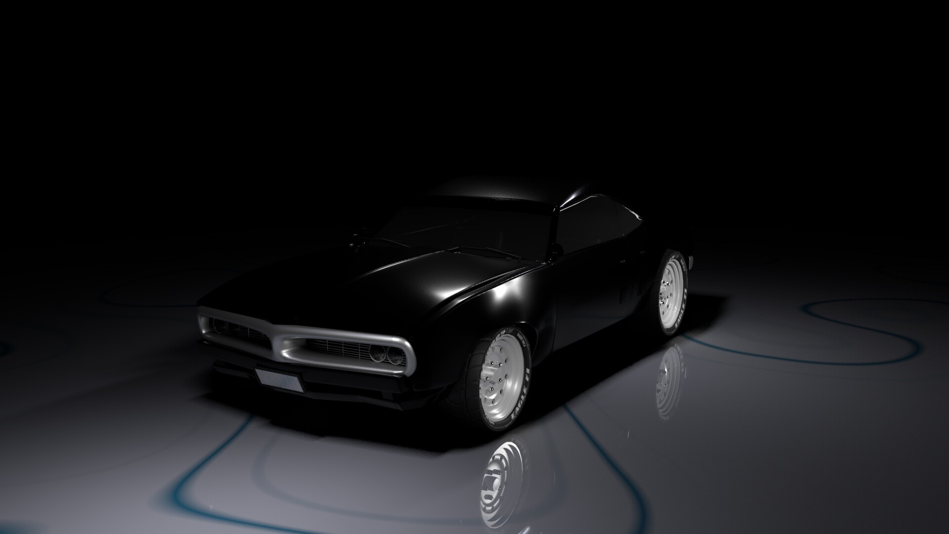 Andre Foster - Muscle Car Render